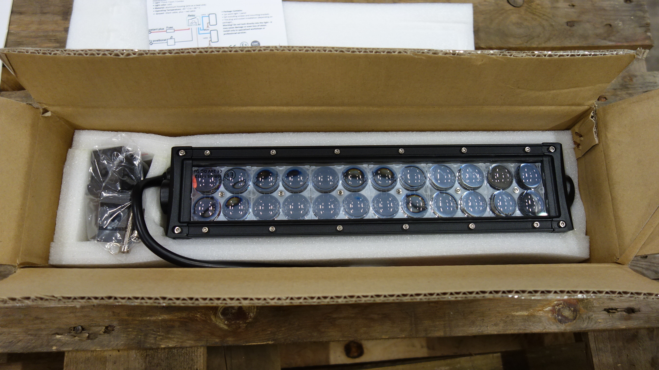 LED Light Ramp 72W straight with 4D lens Spot - Free shipping - PS ...