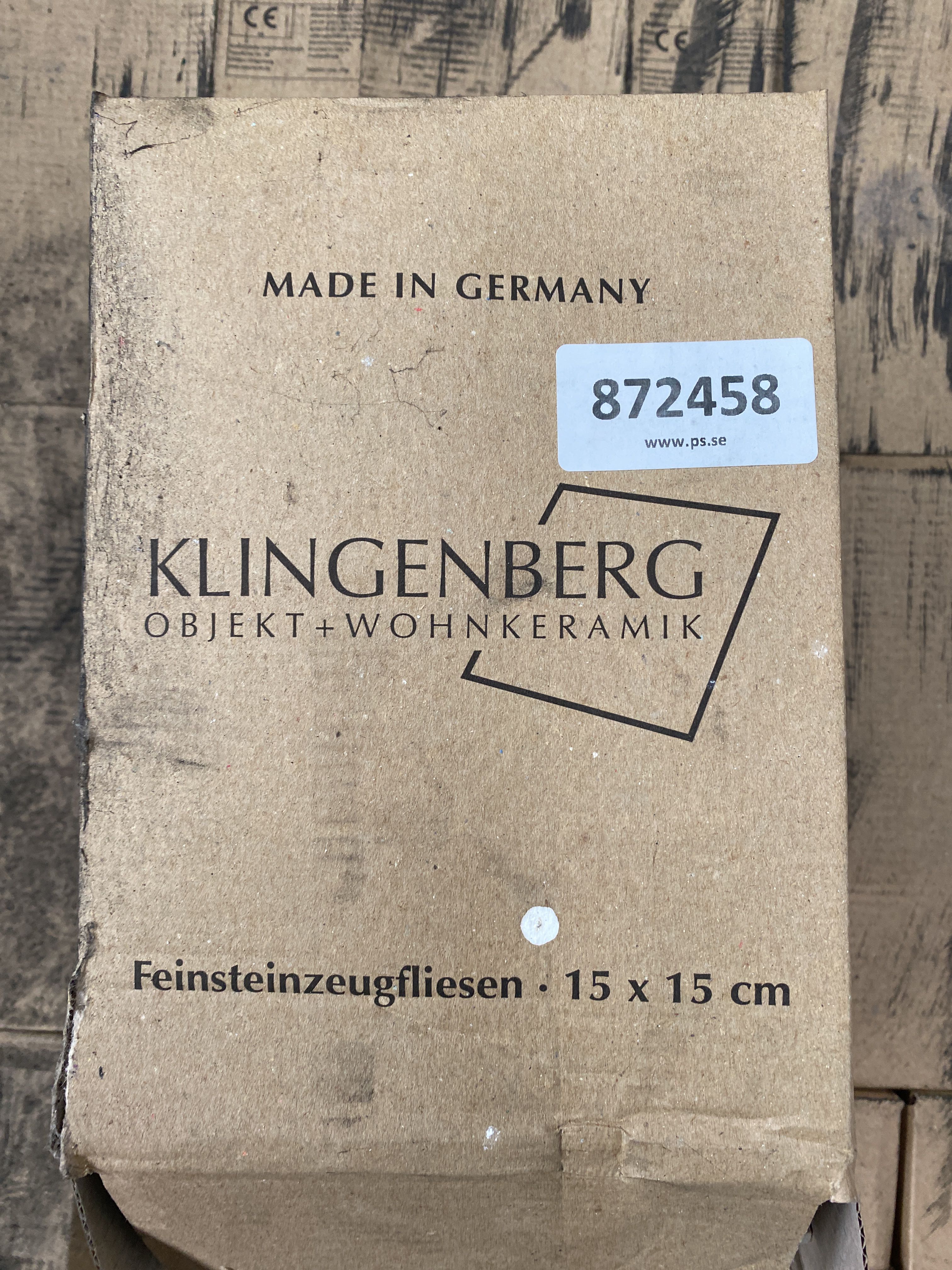 Tiles from Klingerberg, M15x15, Thu about 13m2 - PS Auction - We value ...