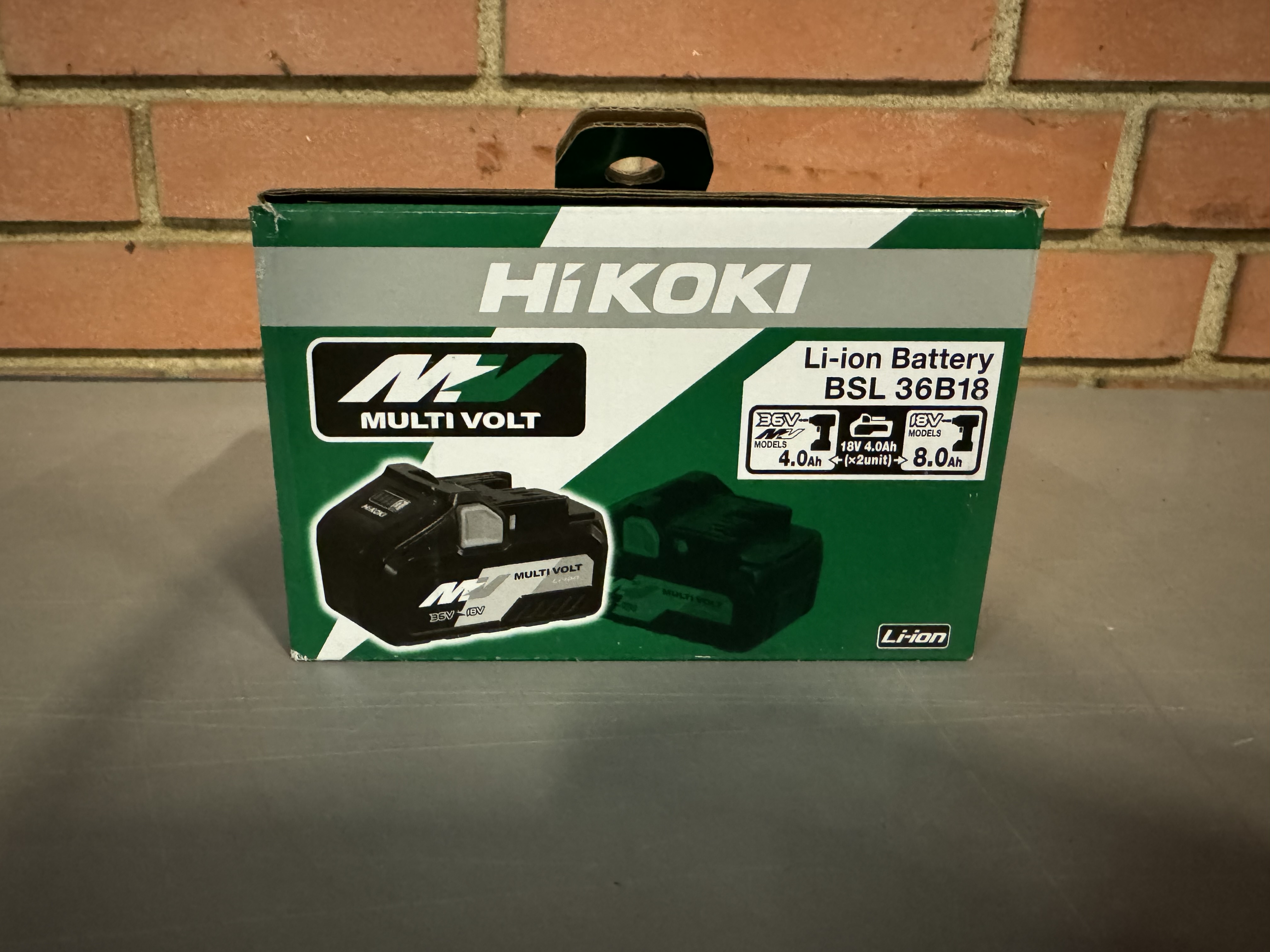 Batteri HiKOKI BSL36B18 36V 4,0Ah/18V 8Ah - Auktioner online ...