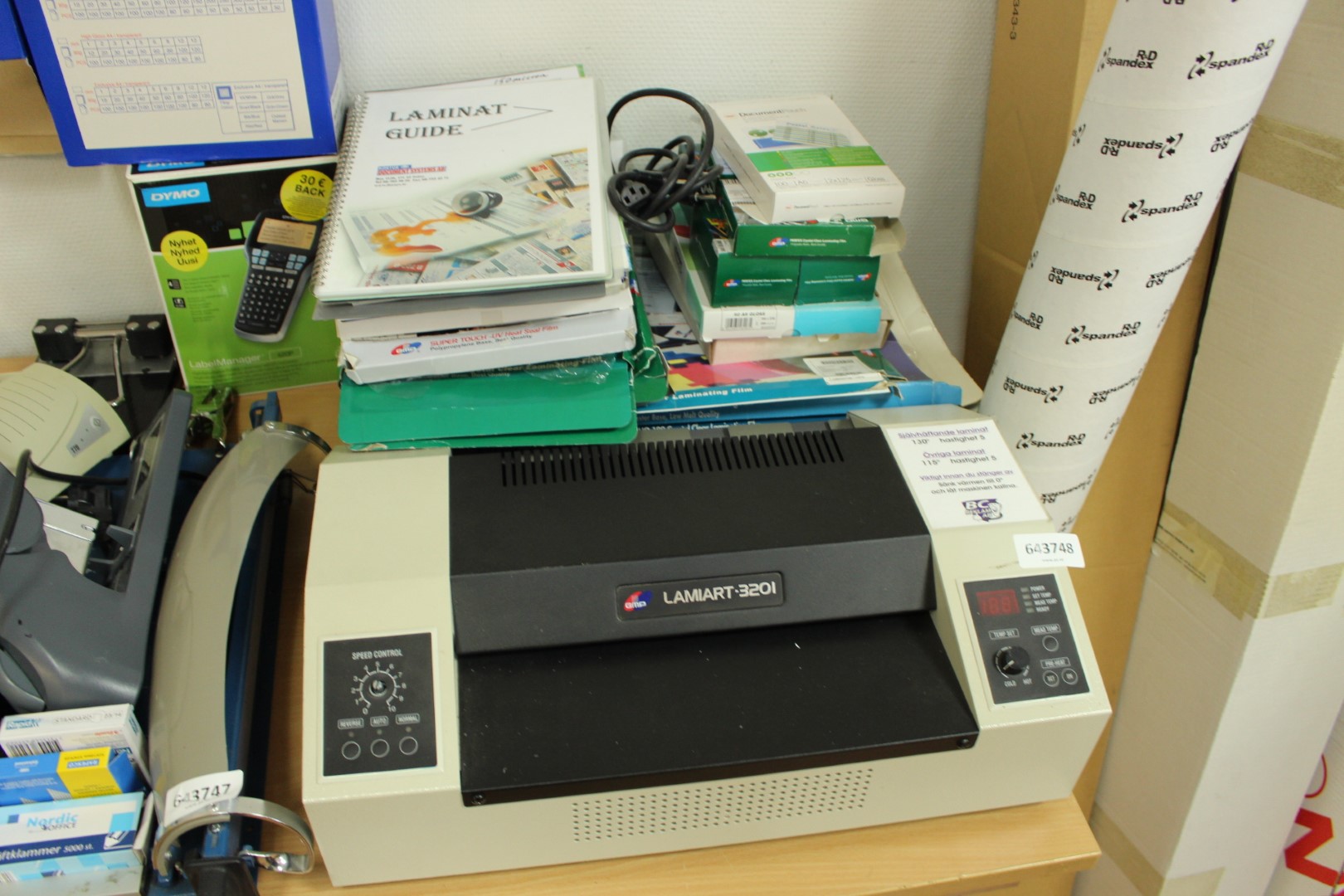Lamineringsmaskin Gmp Lamiart 3201 Inkl Tillbehör Ps Auction We