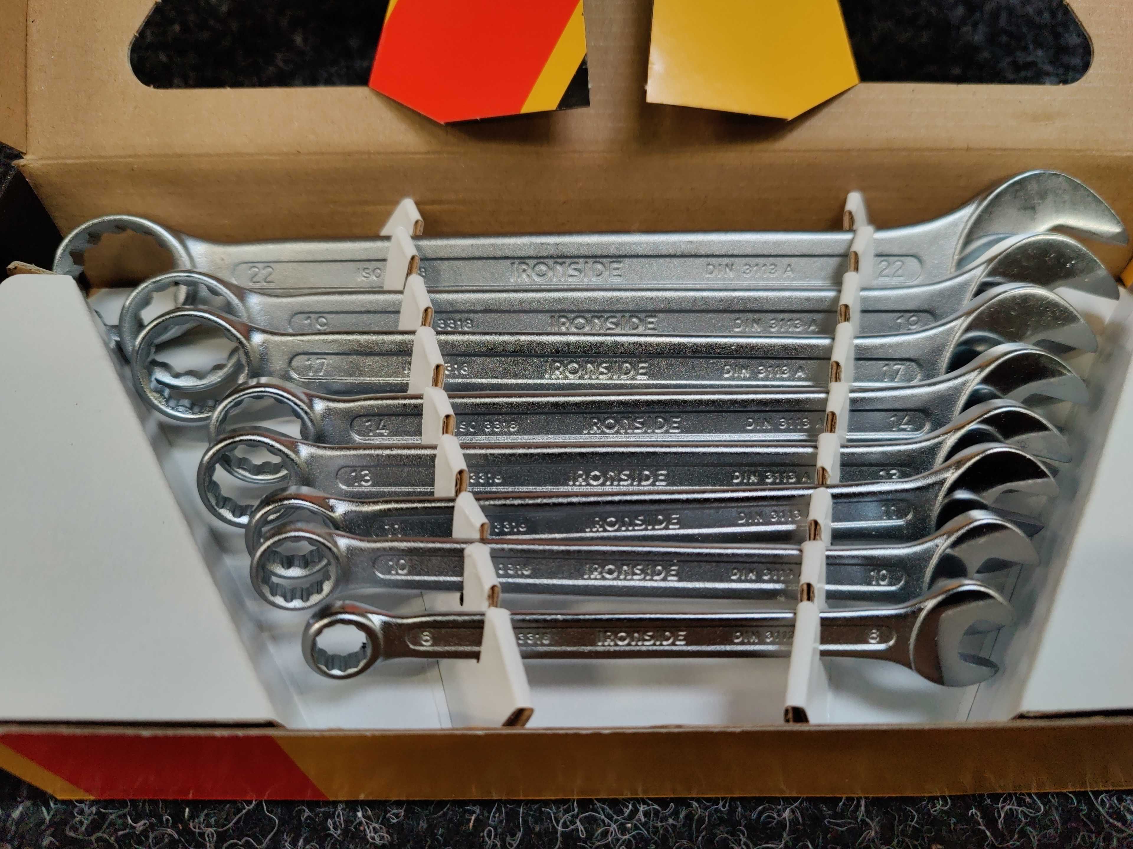 2 st set Fasta Ringnycklar Ironside 8-22 mm - Auktioner online ...