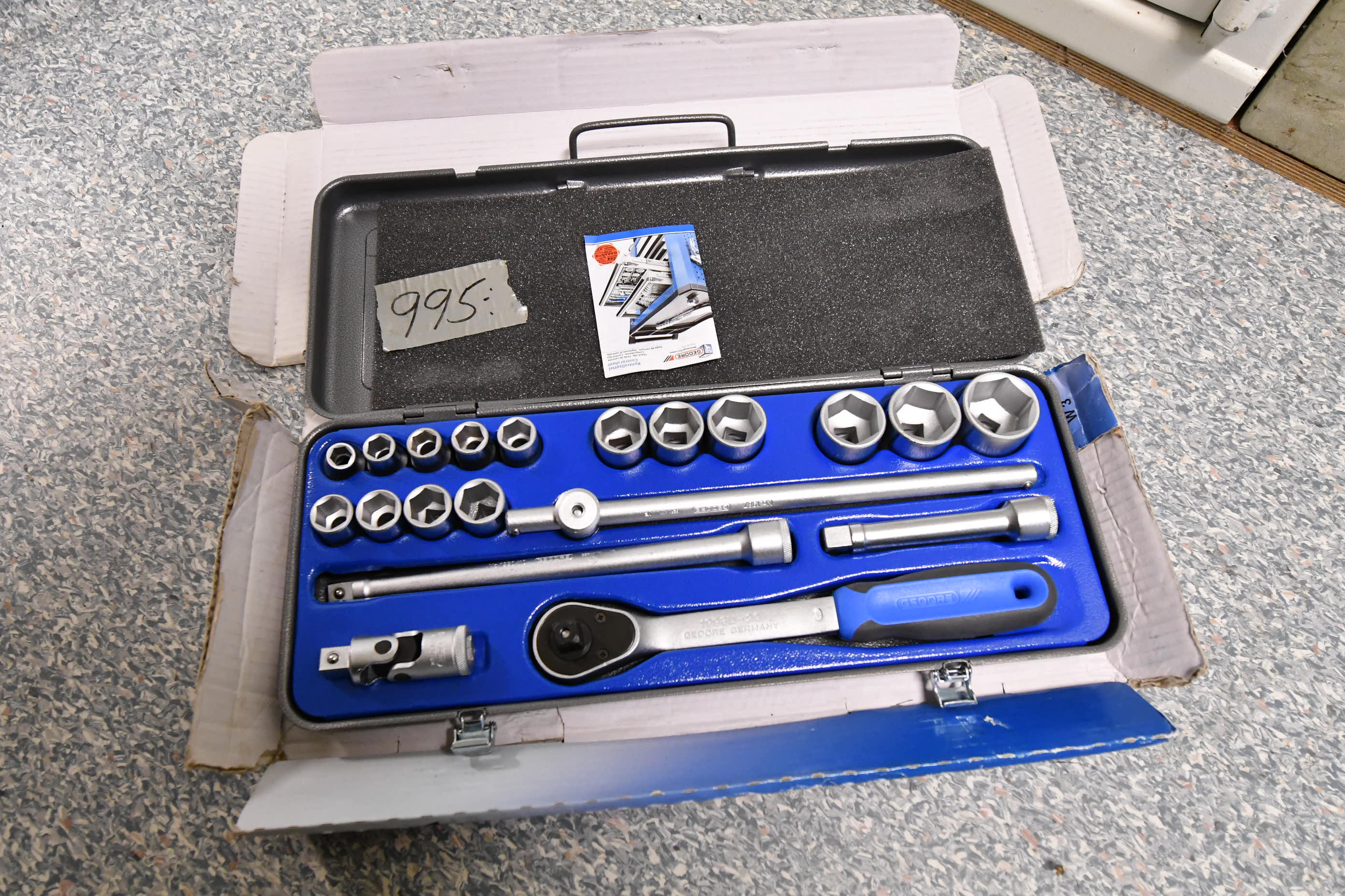 Socket wrench set GEDORE NEW - PS Auction - We value the future ...