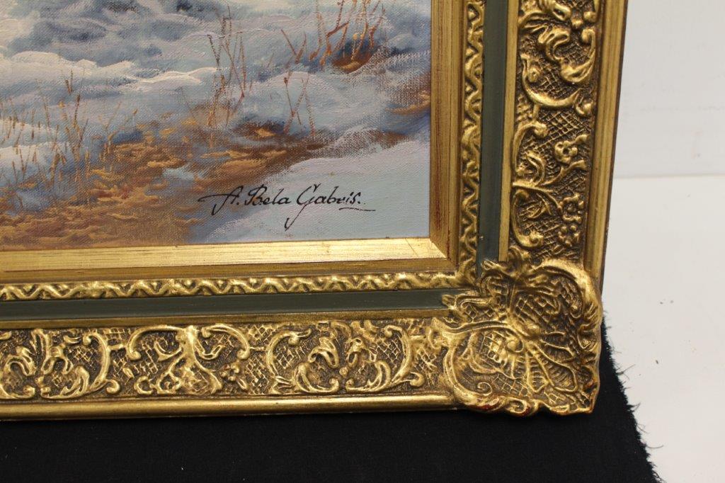 Plate: Oil Painting A. Bela Gabris - PS Auction - We value the future ...