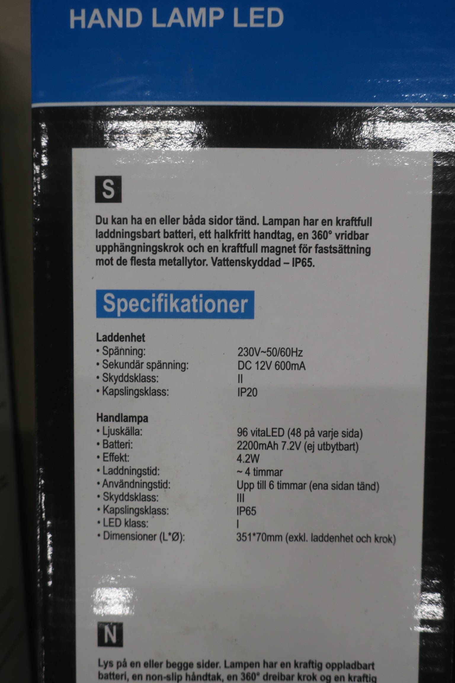 Work lights and hand lamps Novipro - PS Auction - We value the future ...