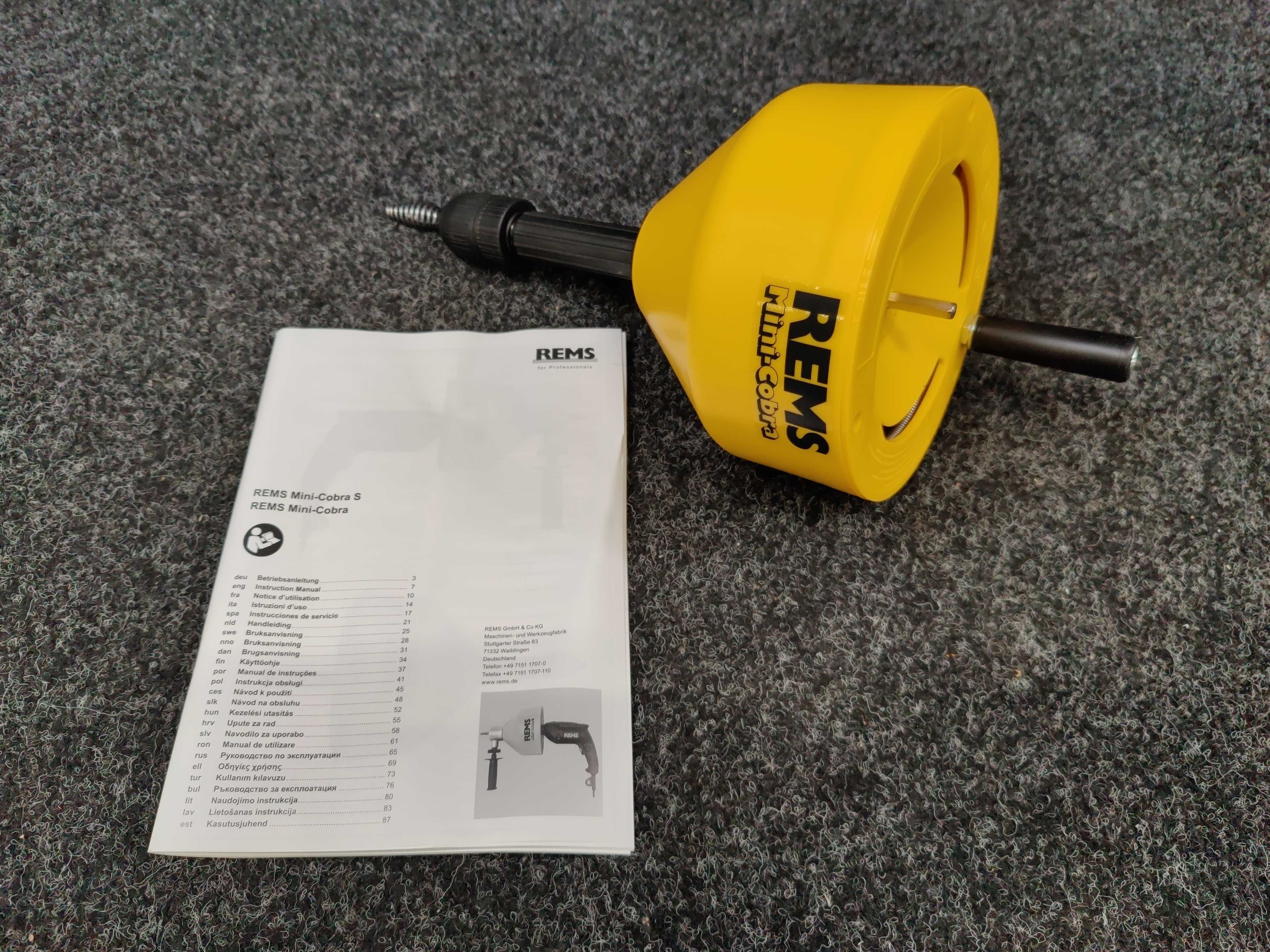 Rörrensare REMS Mini-Cobra - Auktioner online - Nätauktioner ...