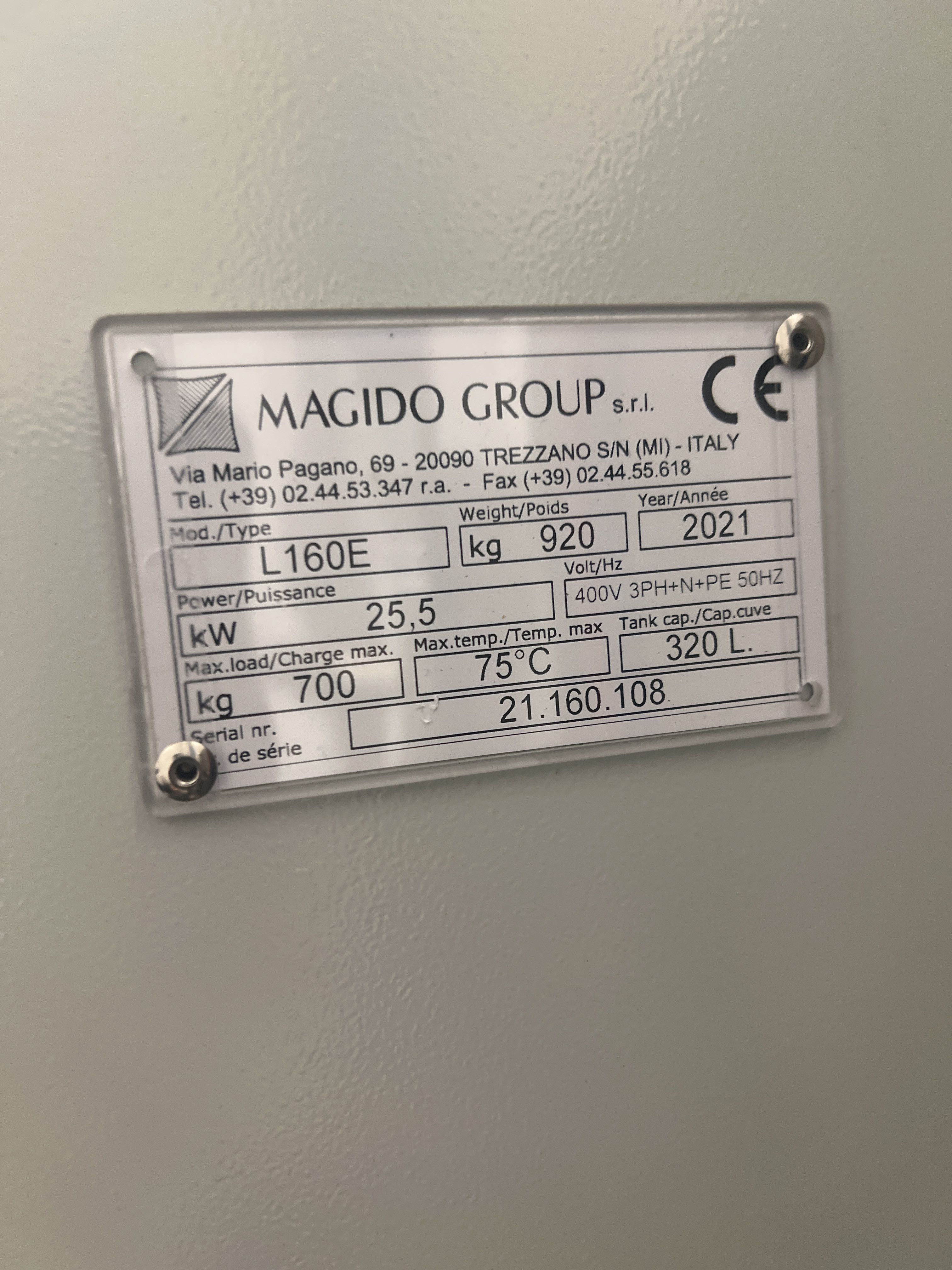 Maskindelstvätt Magido Group L-160 E 2021 - Auktioner online ...