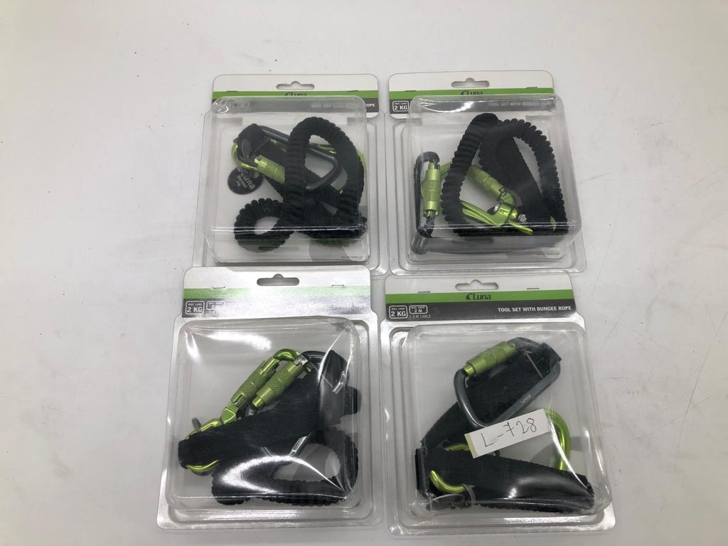 4 st Luna stropp elastisk med karbinhakar- Frakt ingår (L-728) - Auktioner online - Nätauktioner ...