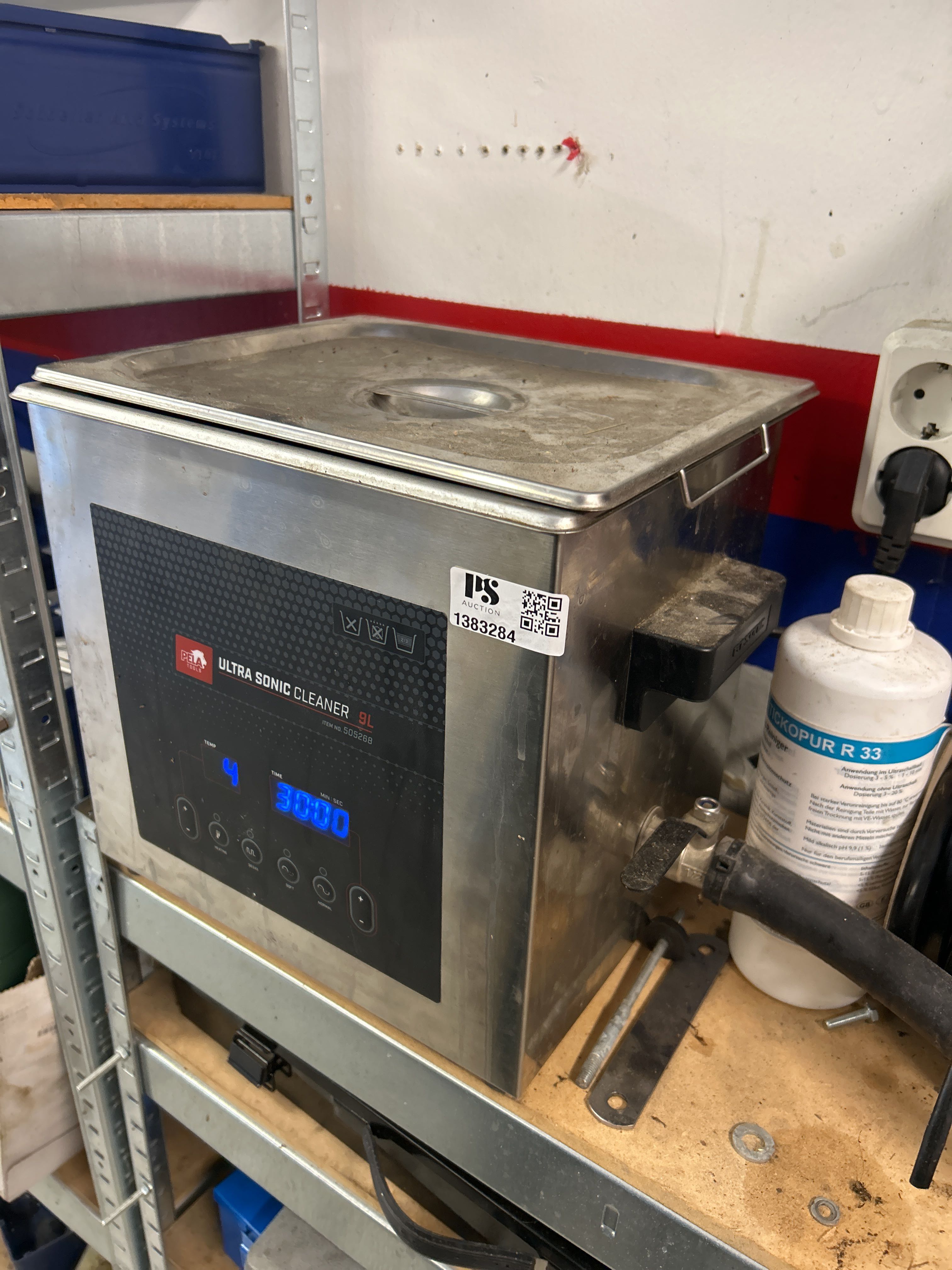 Ultrasonic cleaner - Pela Tools Ultra Sonic Cleaner - PS Auction - We ...