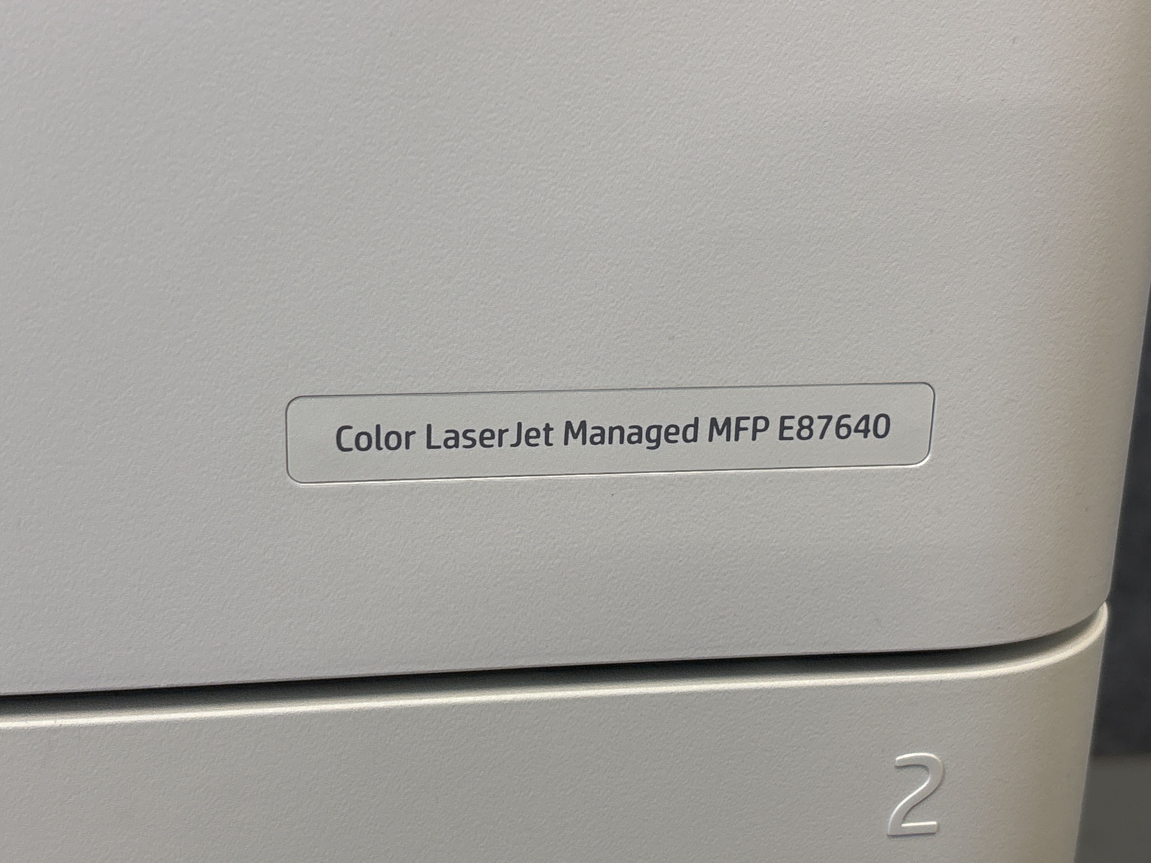 Multifunktionsskrivare, HP LaserJet Managed MFP E87640 - Auktioner ...