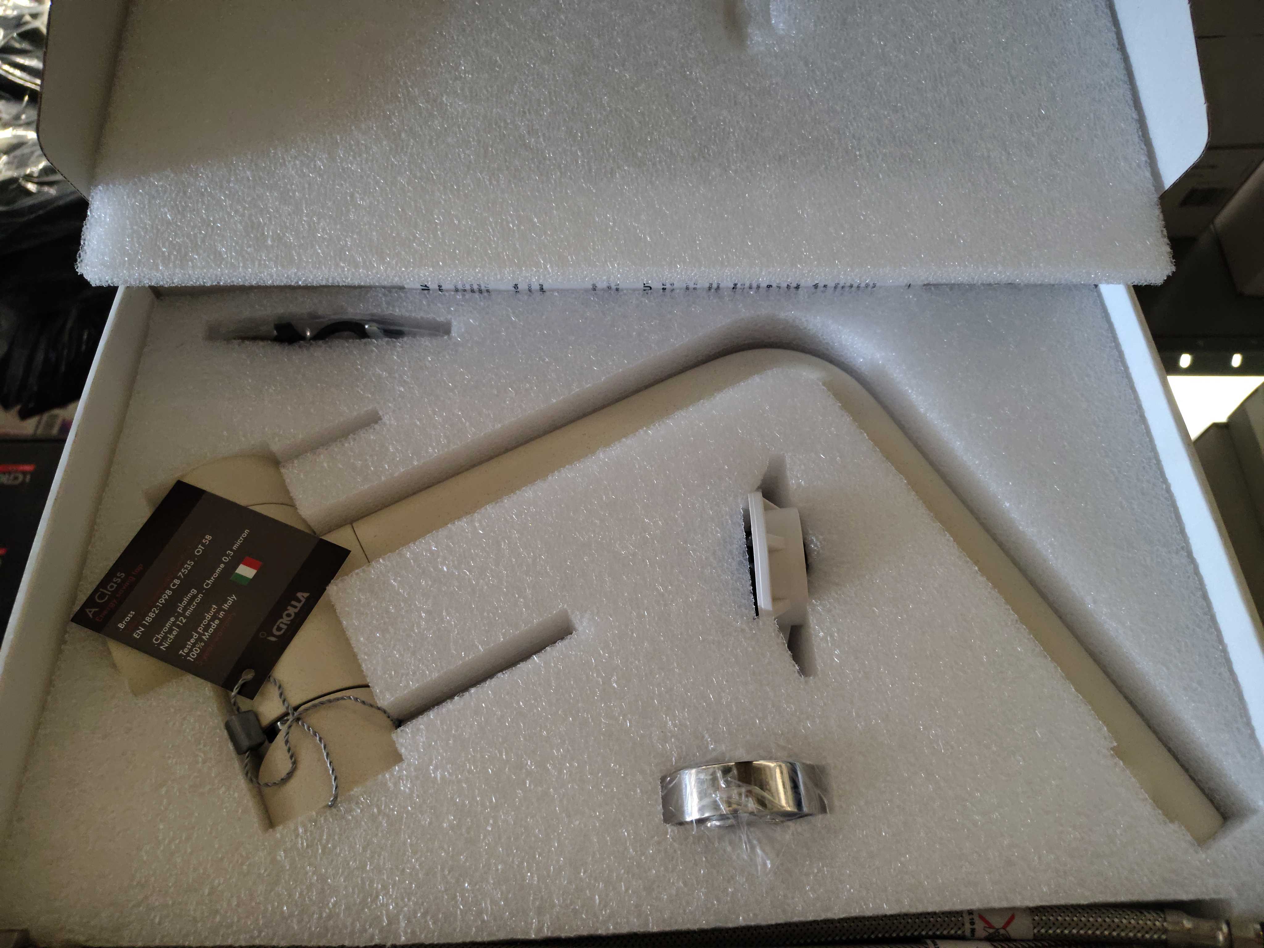 Mixer - iCrolla Milano, dishwasher shut-off, single lever, silgrant ...