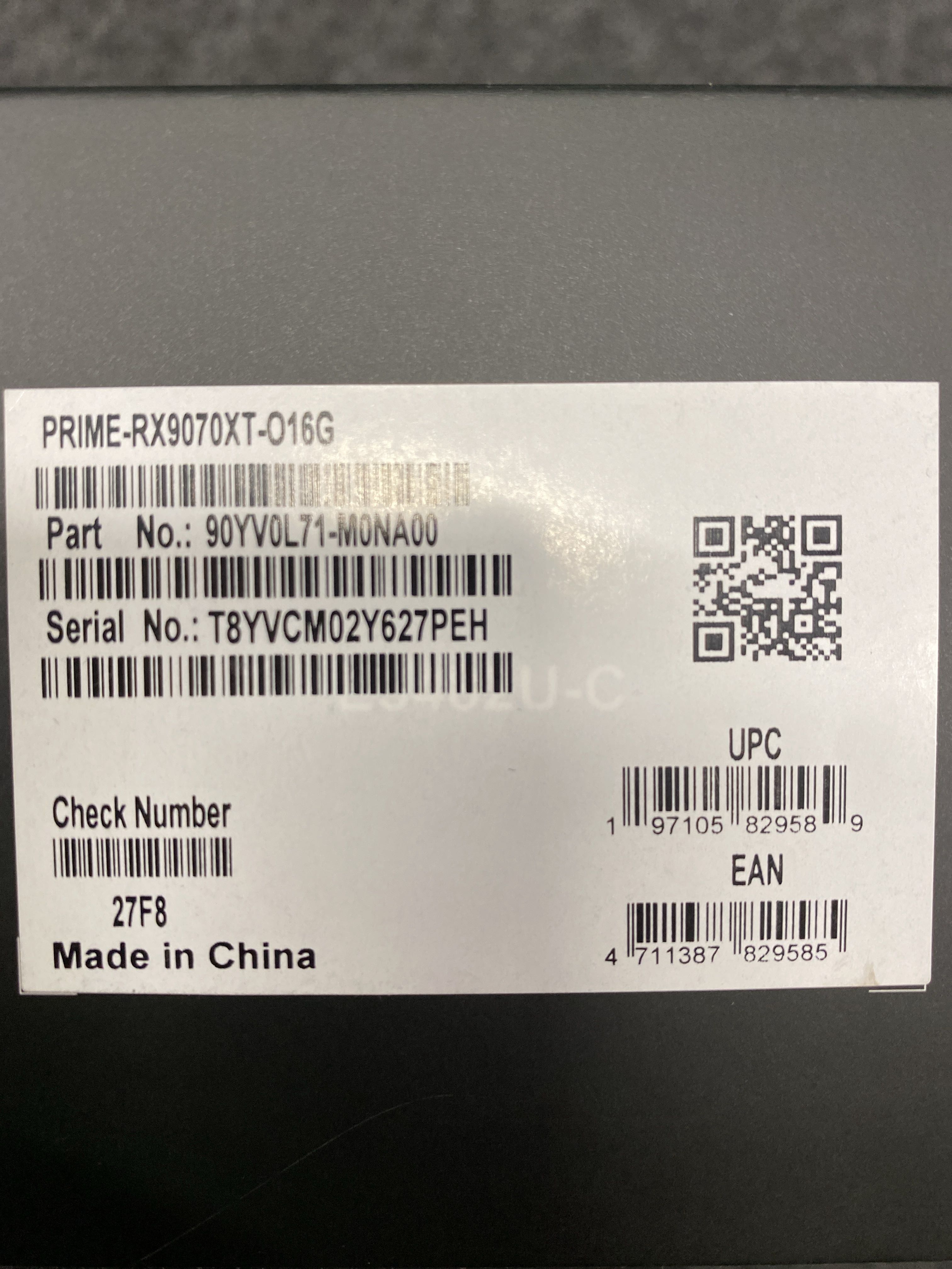 Grafikkort ASUS Prime AMD Radeon RX 9070 XT OC - Auktioner online ...