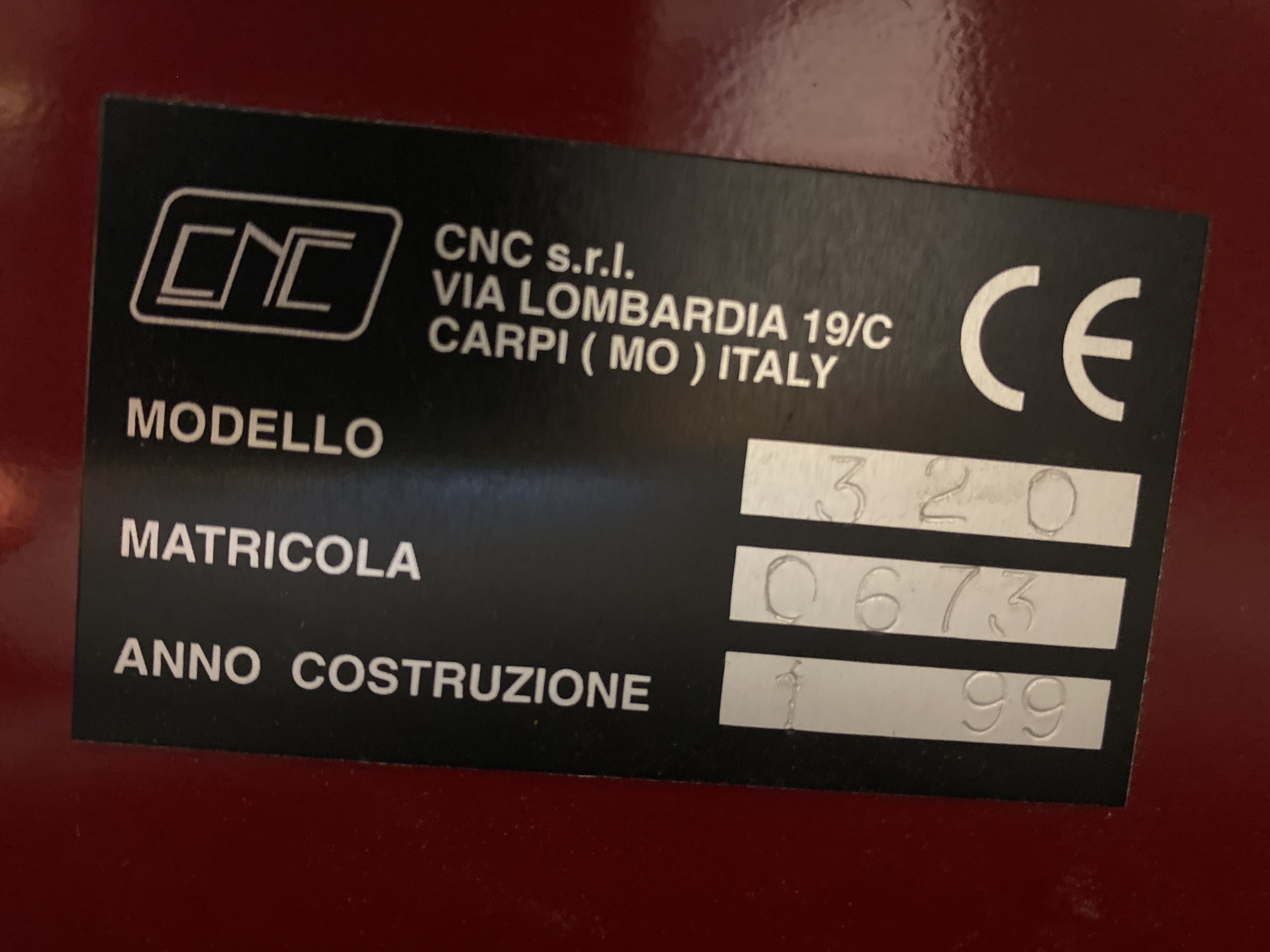 Preset device CNC 320 - PS Auction - We value the future - Largest in ...
