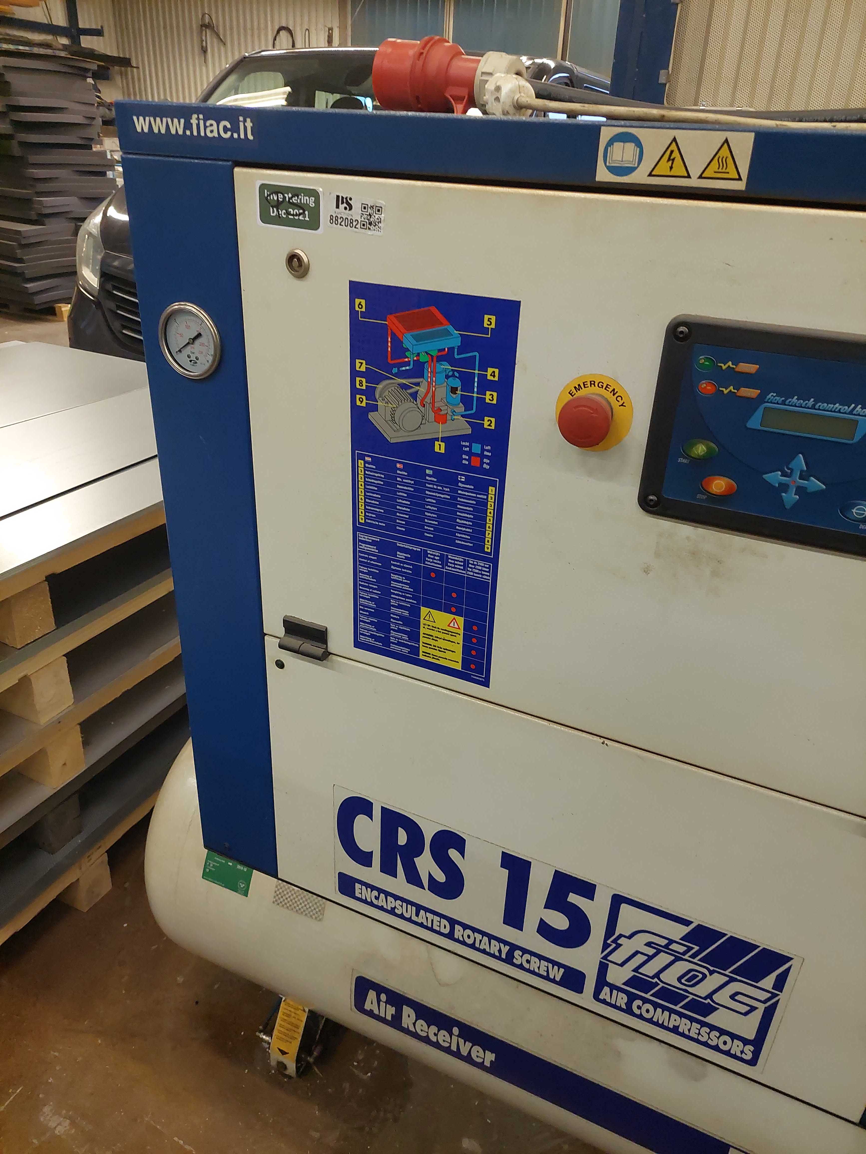 Kompressor FIAC CRS 15 med Air Receiver 300 - Auktioner online ...