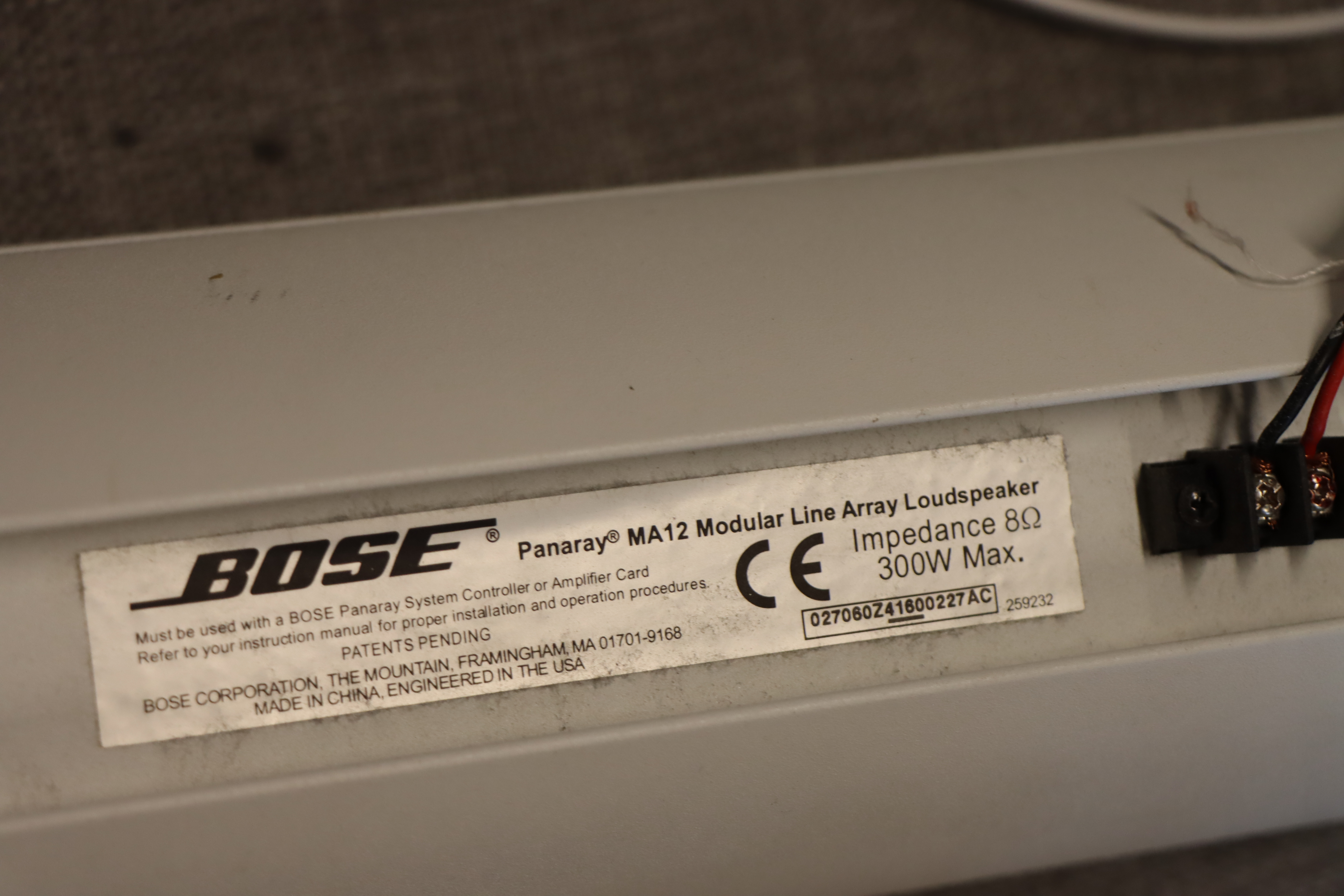 4 Bose speakers + amplifier Apart Pubdrive-2000 - PS Auction - We value ...