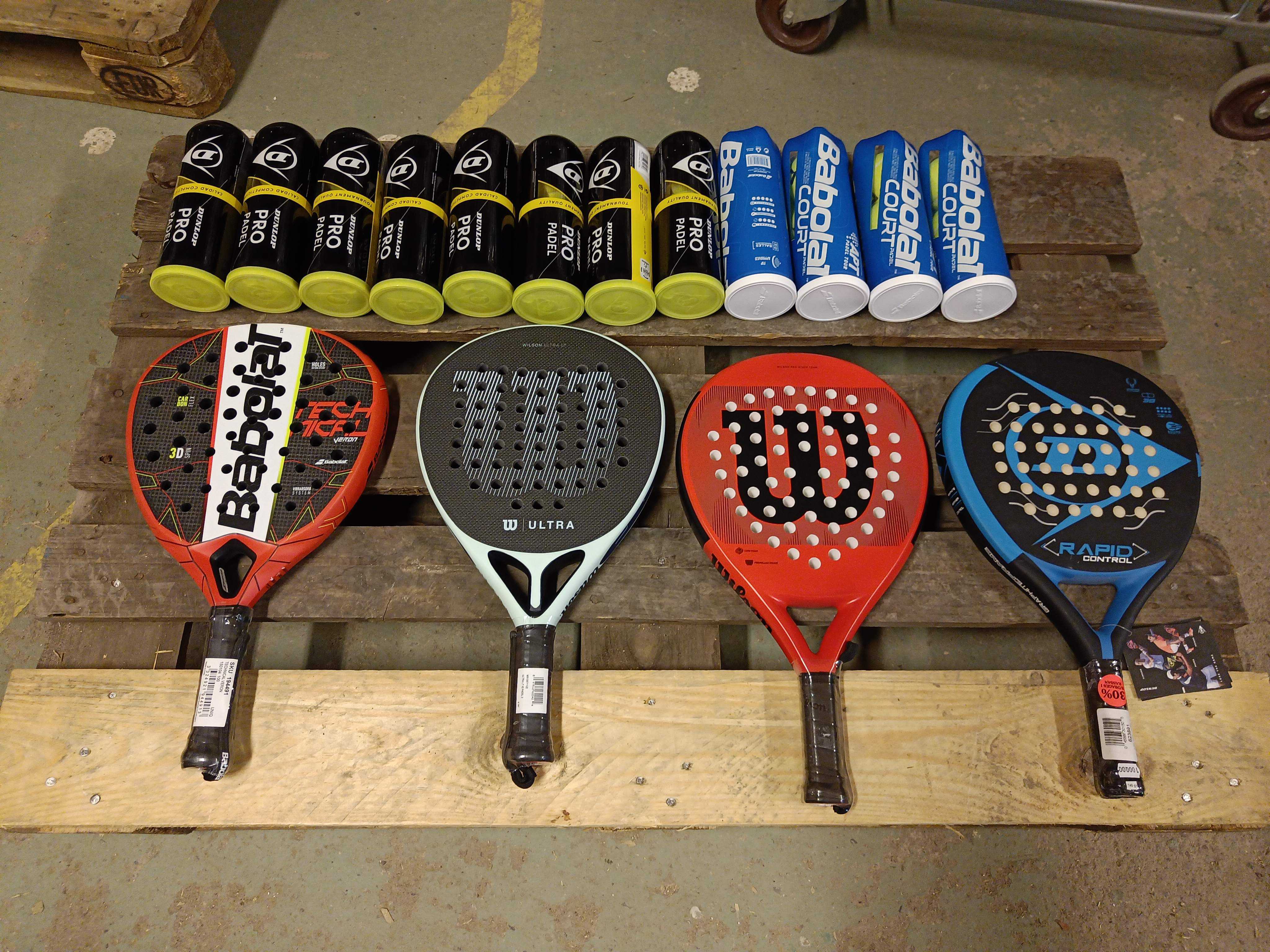 Padel racket and Balls - PS Auction - We value the future - Largest in ...