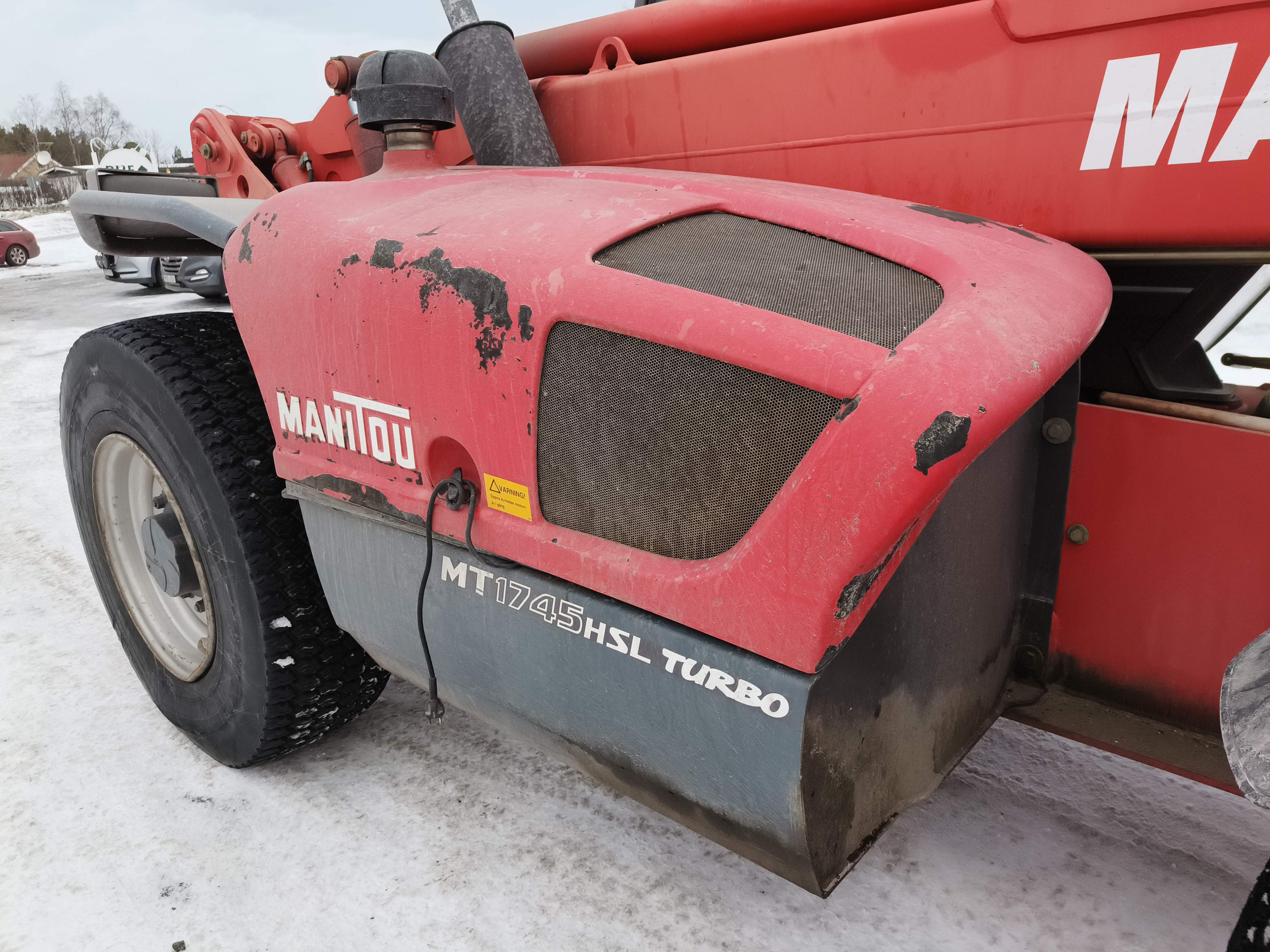 Telescopic loader Manitou MT1745 HSL Turbo -2007 - PS Auction - We ...