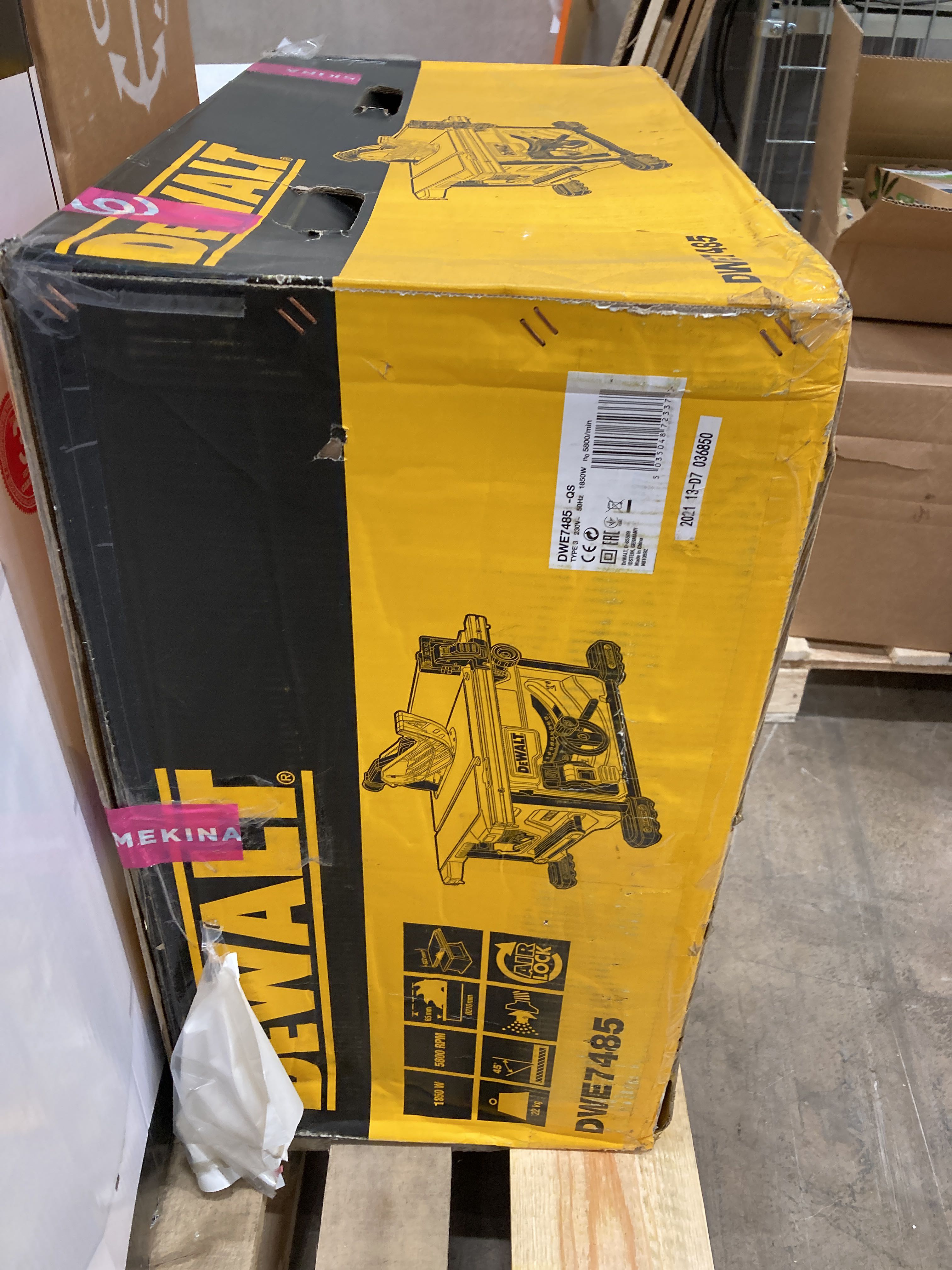 Table circular saw DeWALT DWE7485-QS - PS Auction - We value the future ...