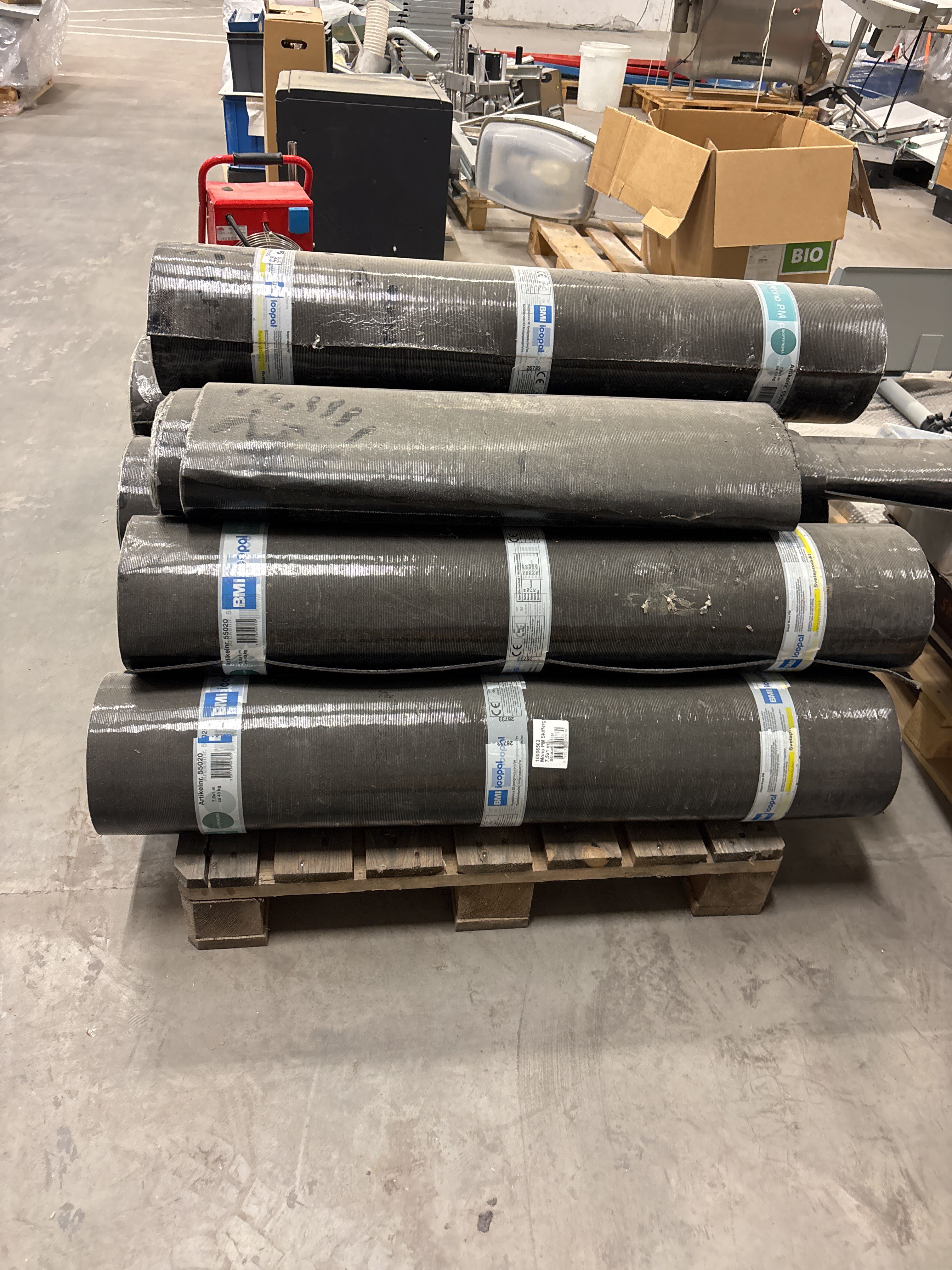 Roofing sheet Icopal Mono PM Slate grey – 12 rolls - PS Auction - We value the future - Largest ...