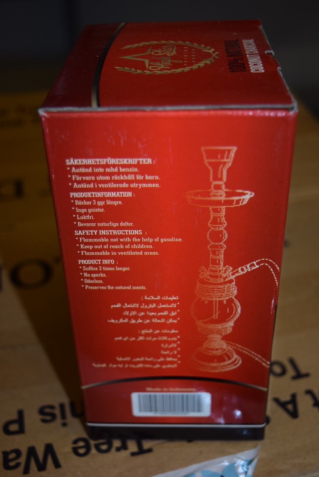 Kol till vattenpipor 120 st förp. x 1 kg (120 kg) - Auktioner online ...