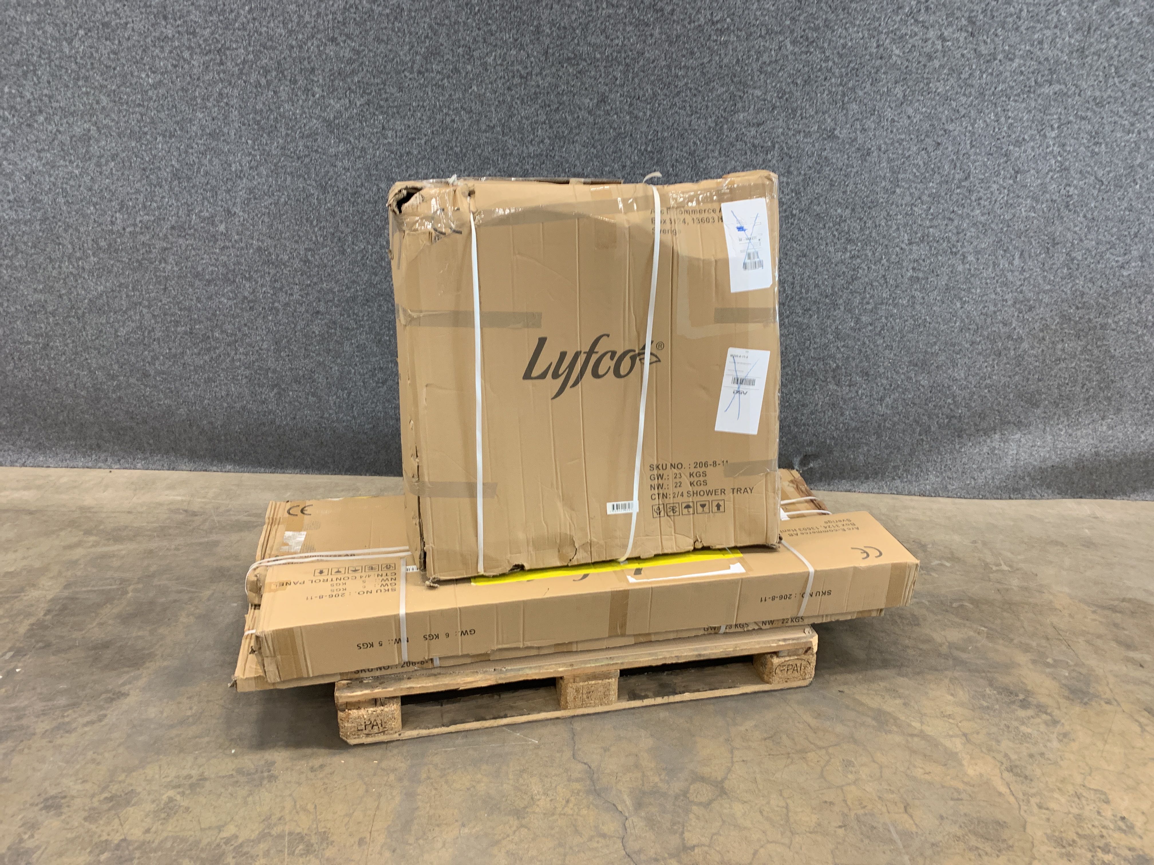 Duschkabin - Ryggmassage och badkar 90 x 90 cm - Auktioner online ...