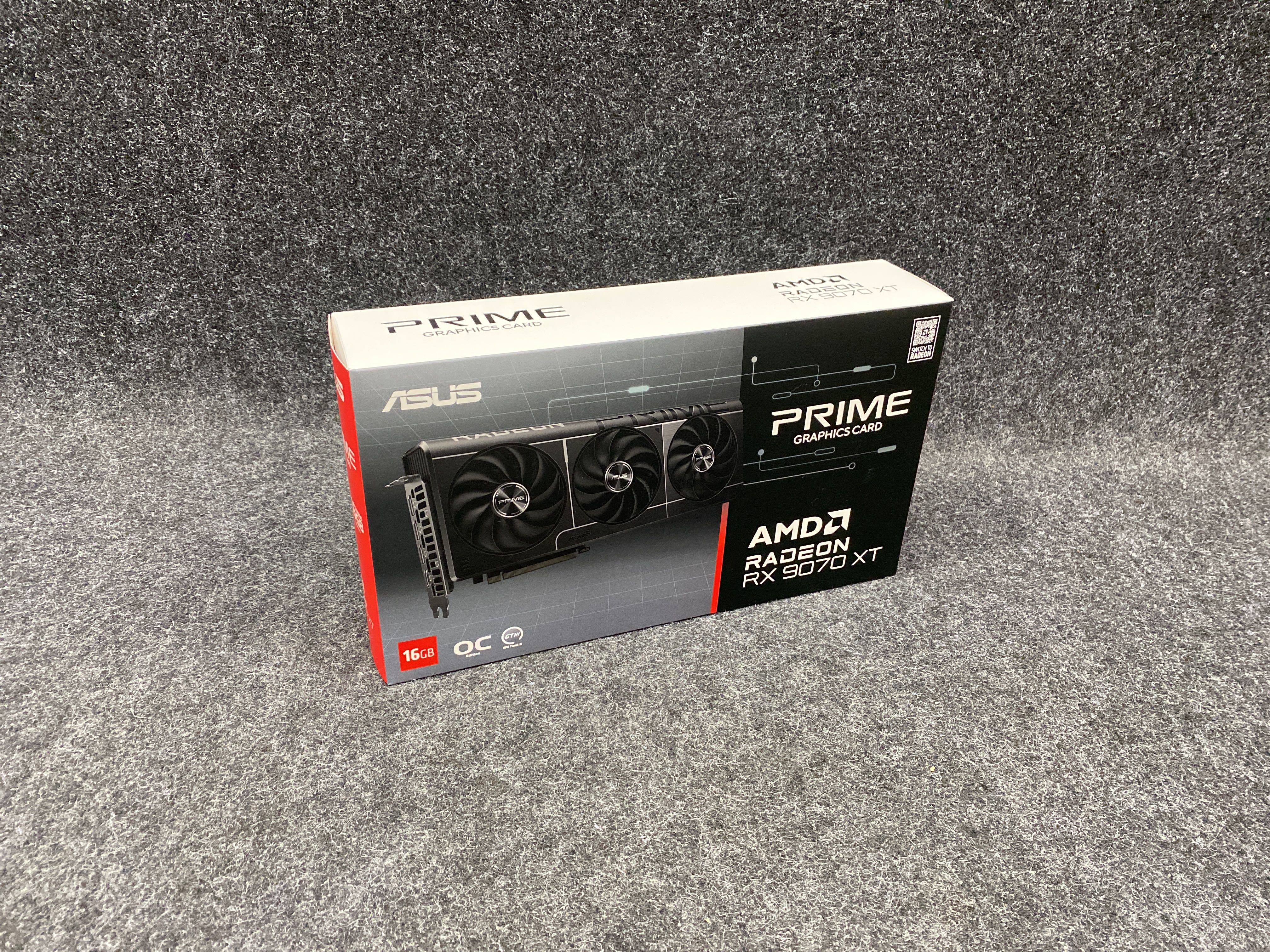 Graphics card ASUS Prime AMD Radeon RX 9070 XT OC - PS Auction - We ...
