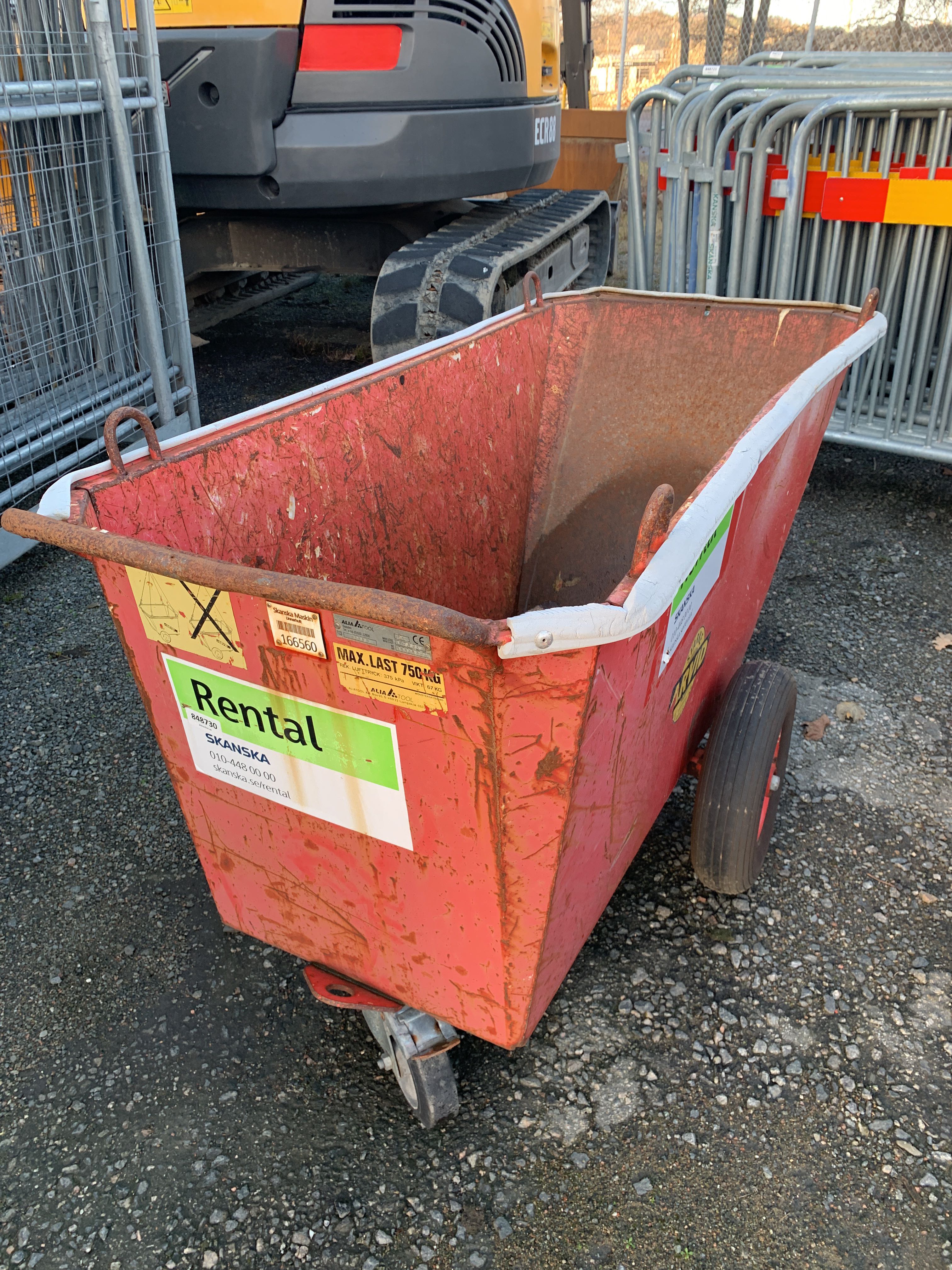 Waste container, Starke Arvid, 750kg - PS Auction - We value the future ...