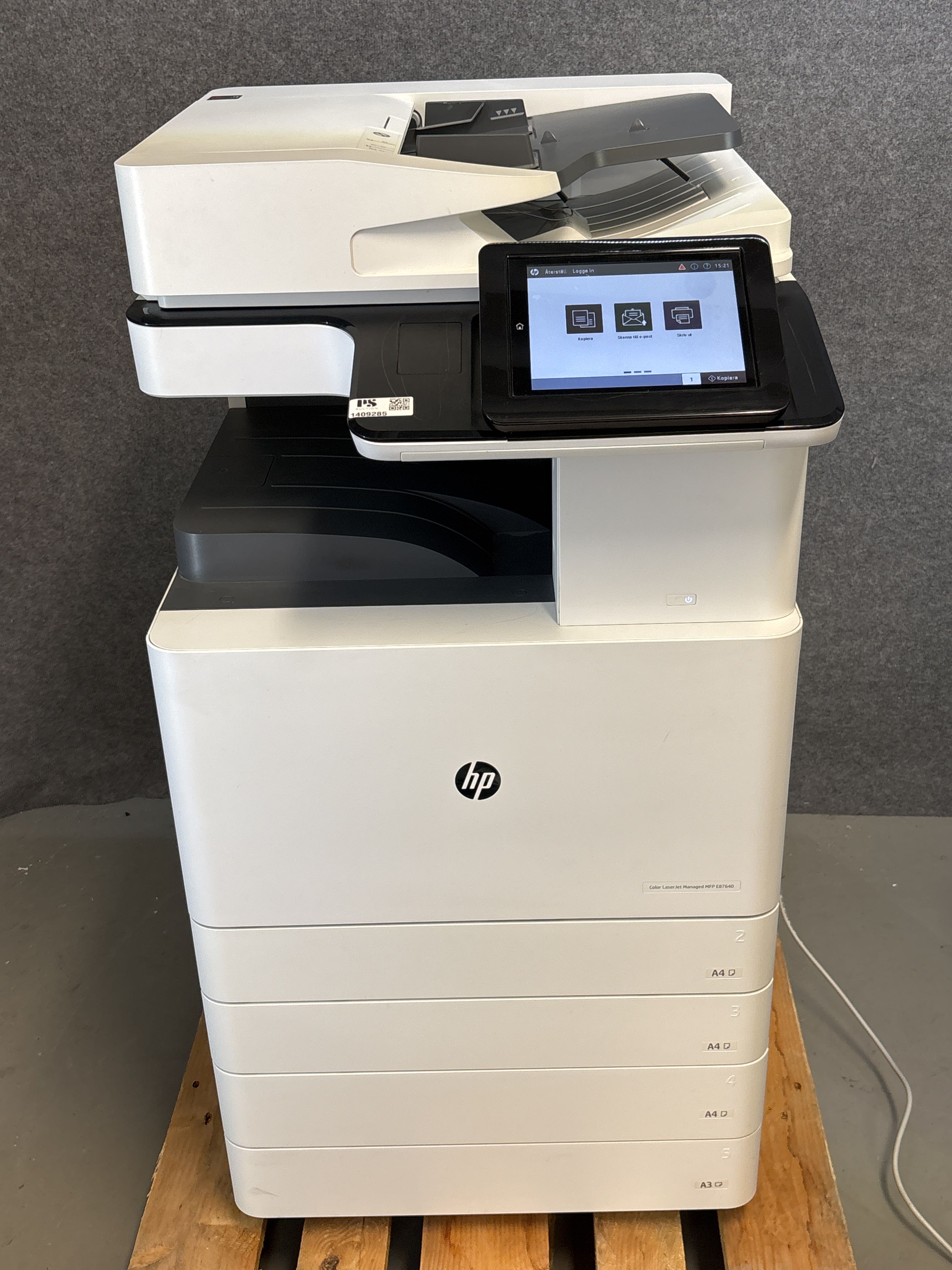 Multifunktionsskrivare, HP LaserJet Managed MFP E87640 - Auktioner ...