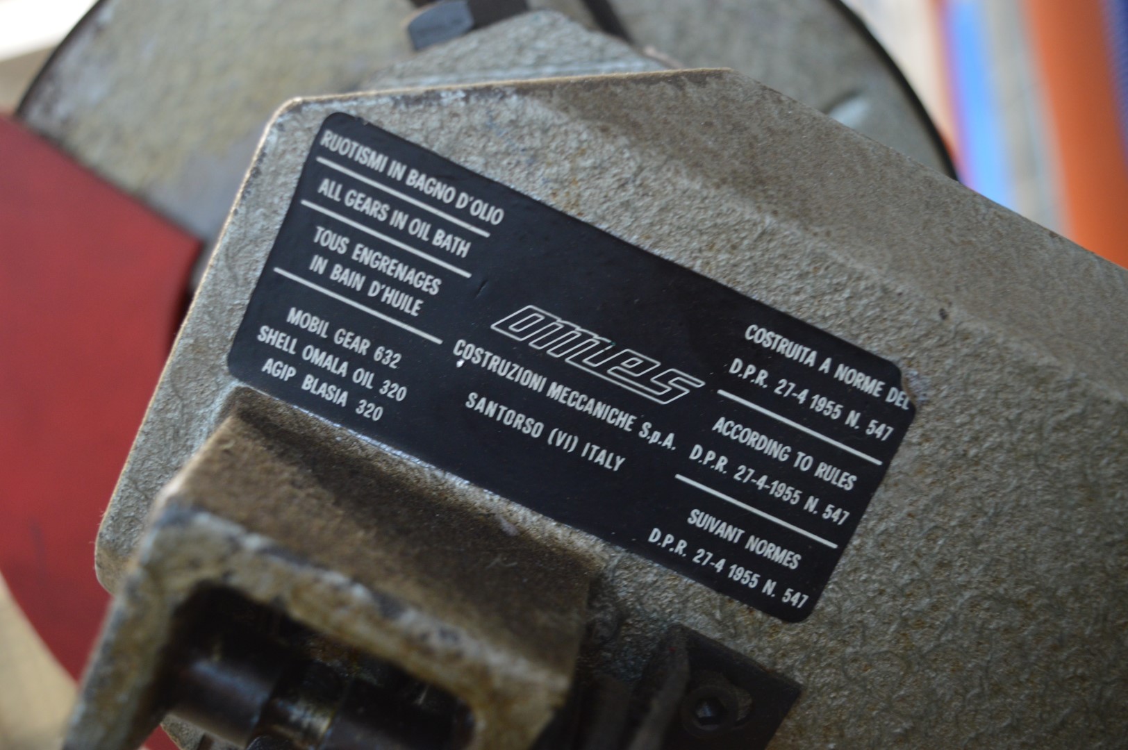 Metal cut Omes on stand with vise - PS Auction - We value the future ...