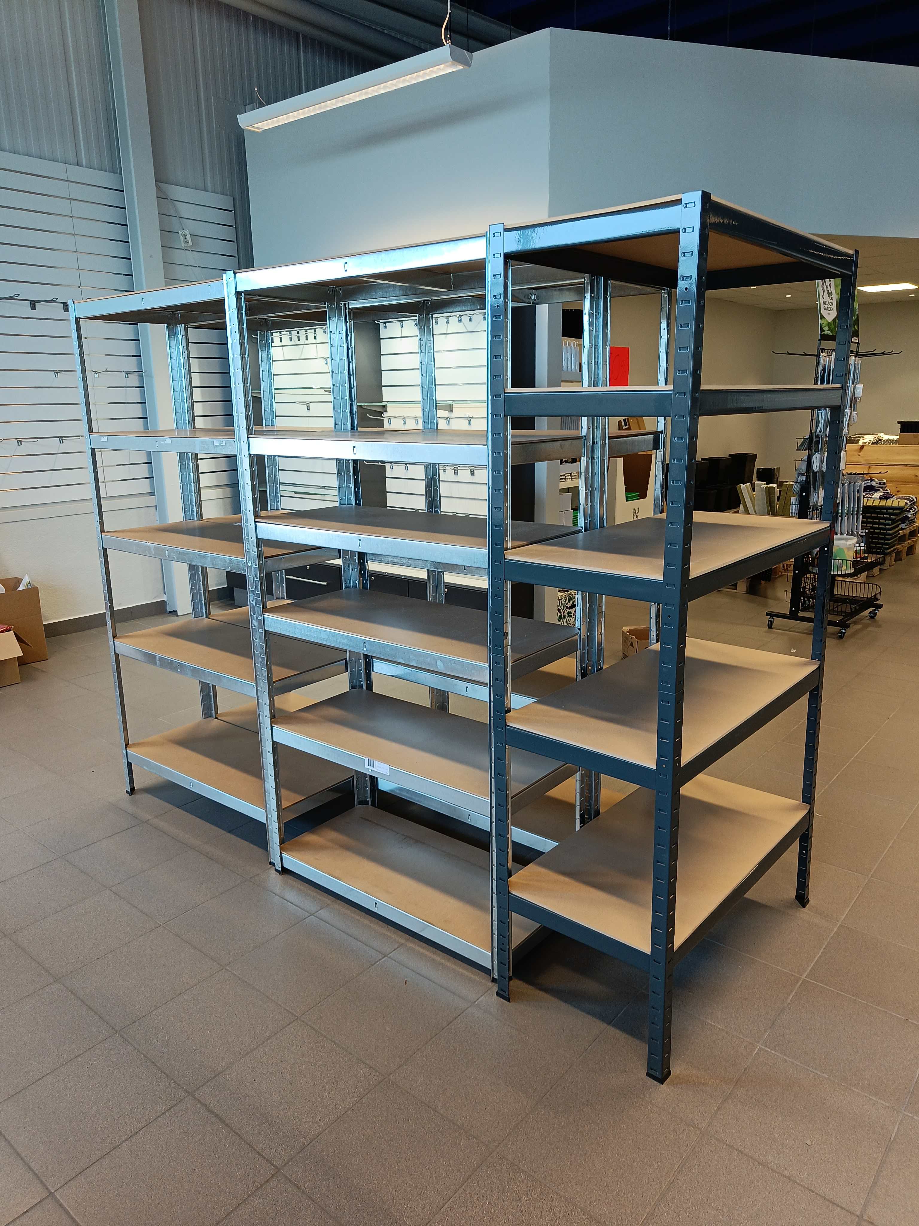 Five sheet metal shelves - PS Auction - We value the future - Largest ...