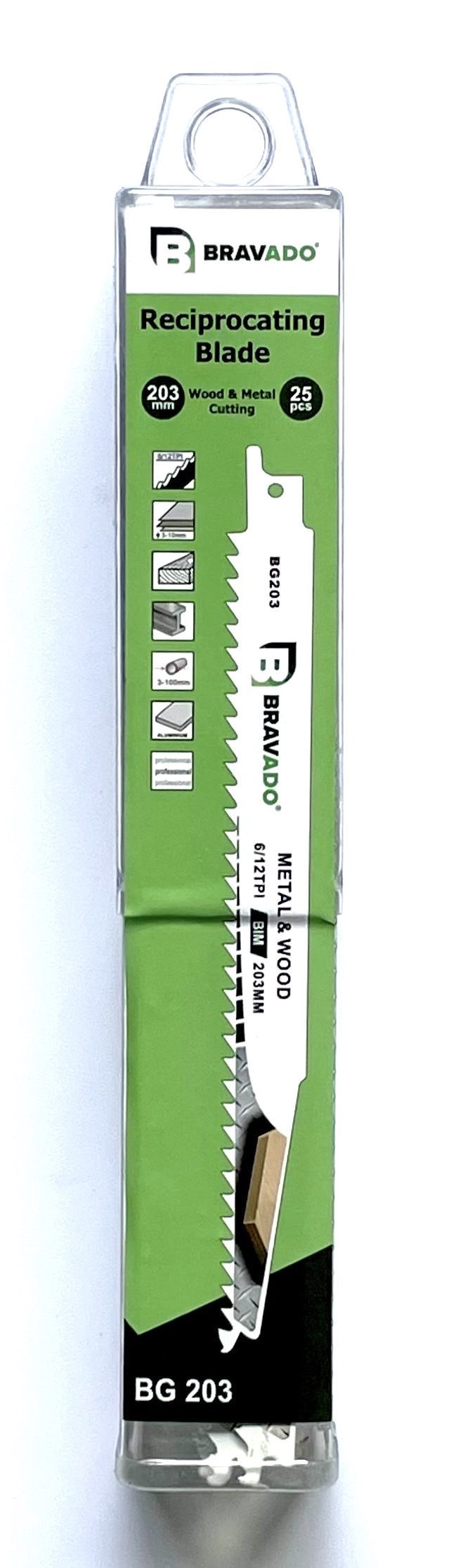Bravado, BG 203, Tigersågblad 100-pack - Auktioner online ...