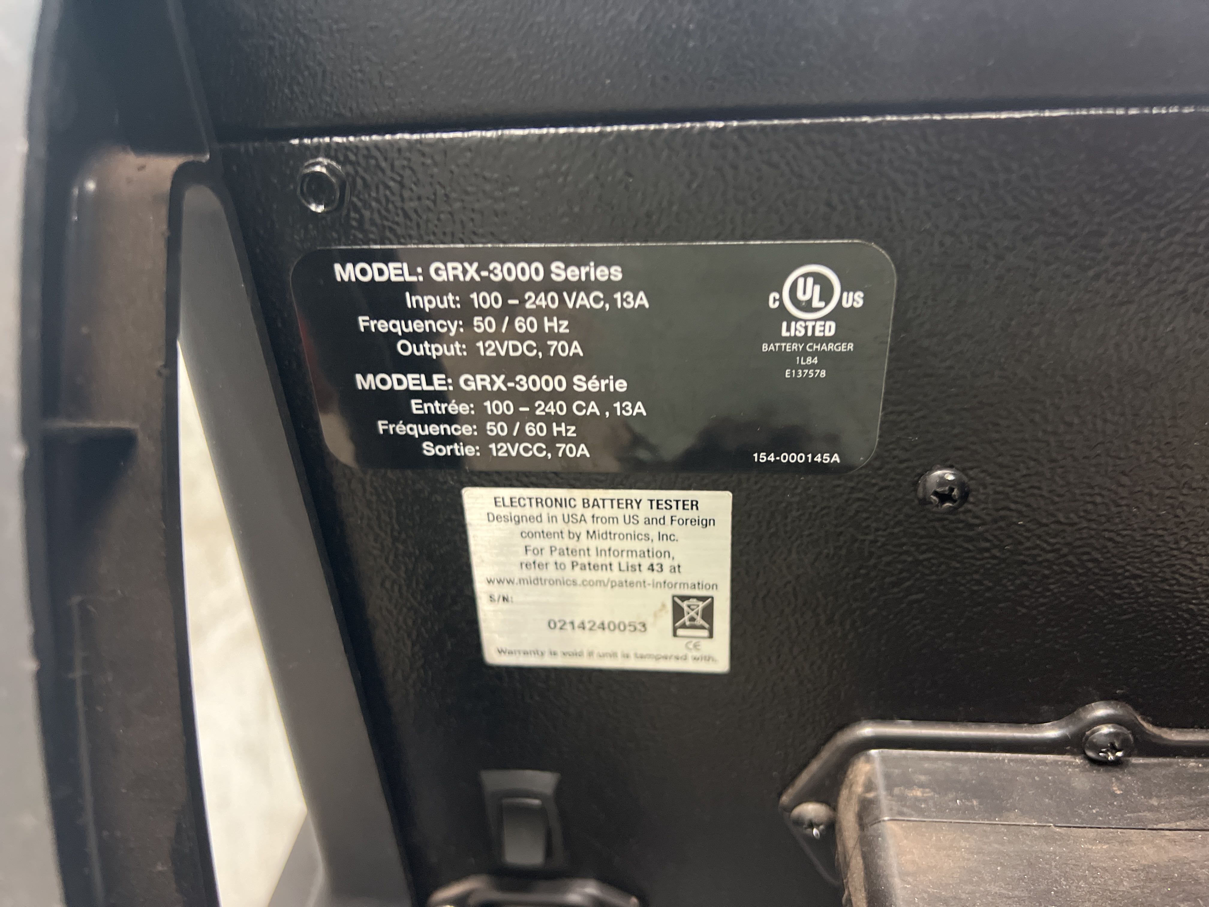 Batteritestare Midtronics GRX-3000 Series - Auktioner online ...