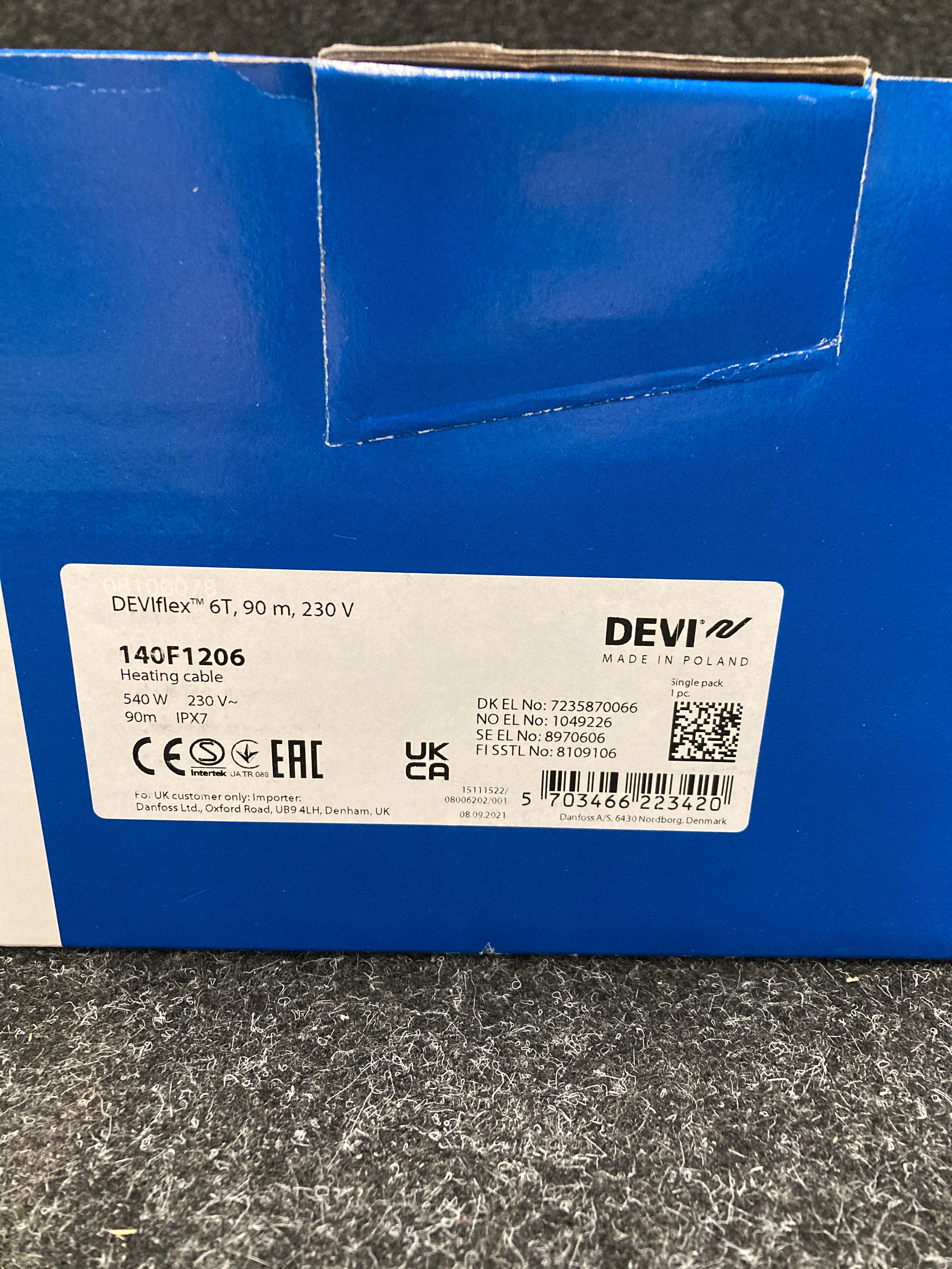 Heating cable DEVI DEVIflex 6T - PS Auction - We value the future - Largest in net auctions