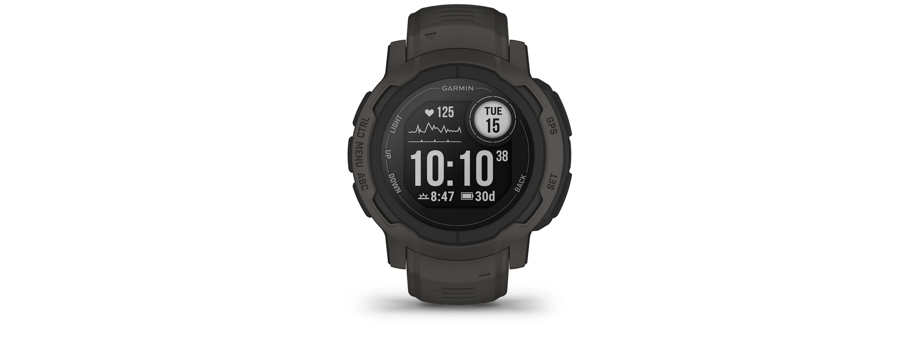 GPS-smartklocka Garmin Instinct 2 Solar Graphite - Auktioner online ...