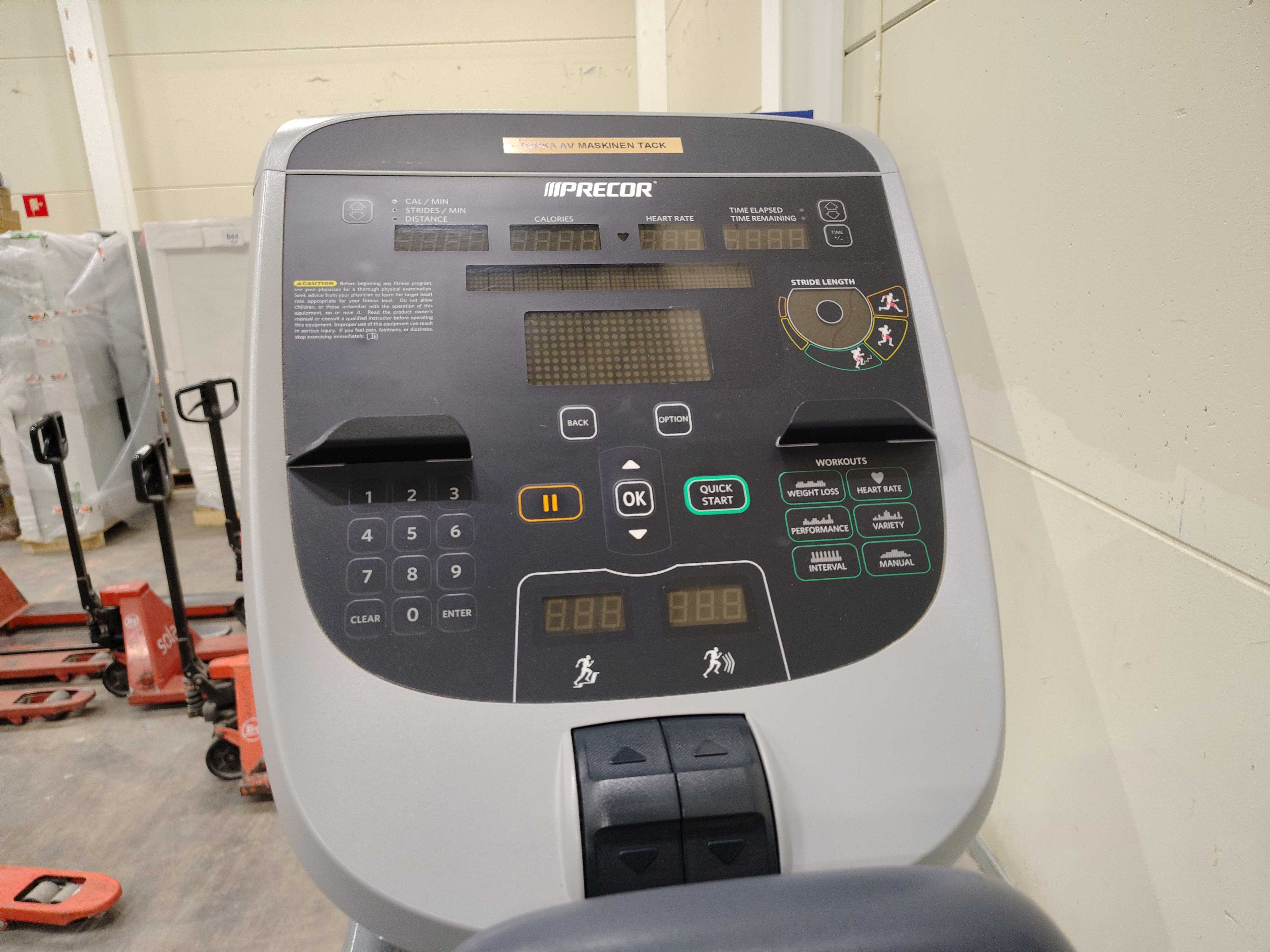 Crosstrainer AMT, Precor – Open Stride, training display - PS Auction ...