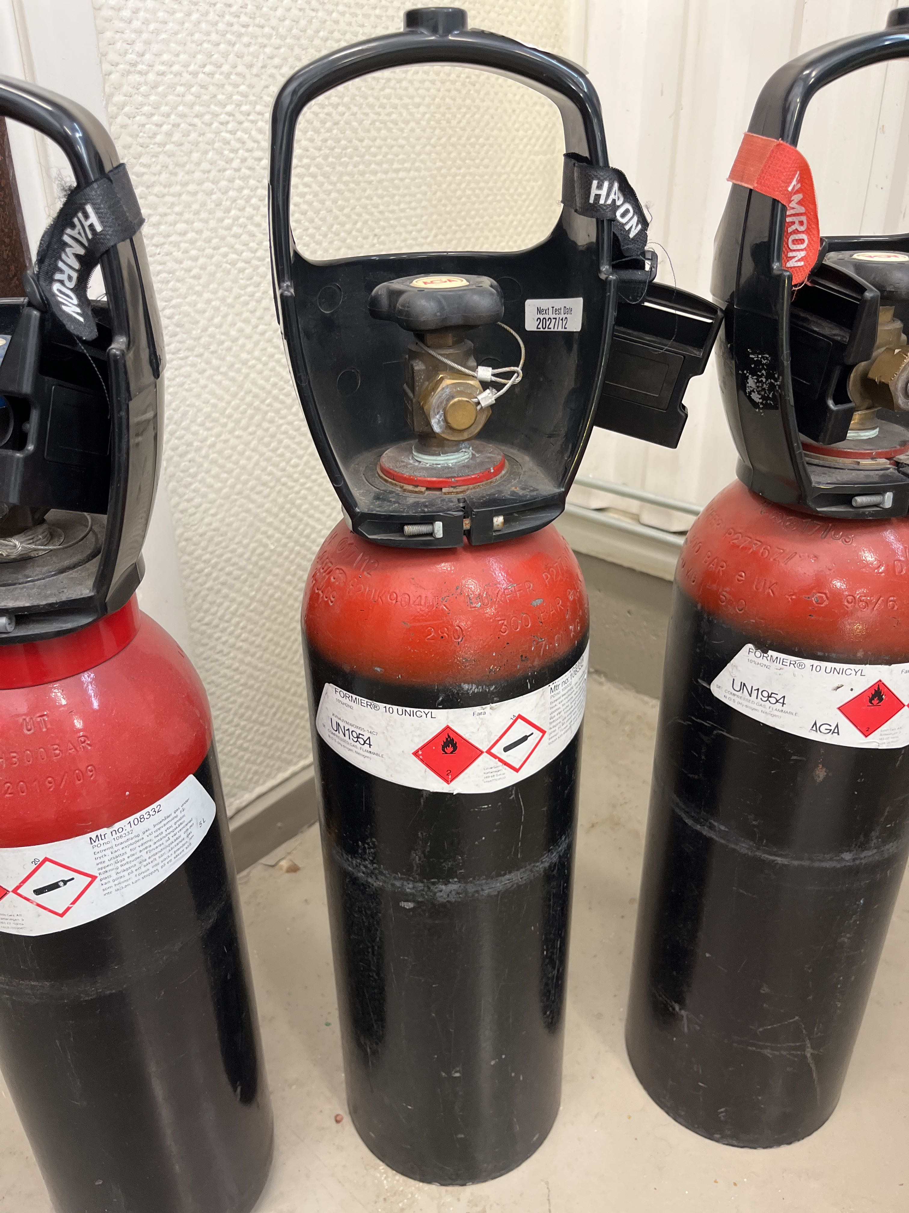 Gas tubes 3 pcs - AGA Formier 10 Unicyl - PS Auction - We value the ...