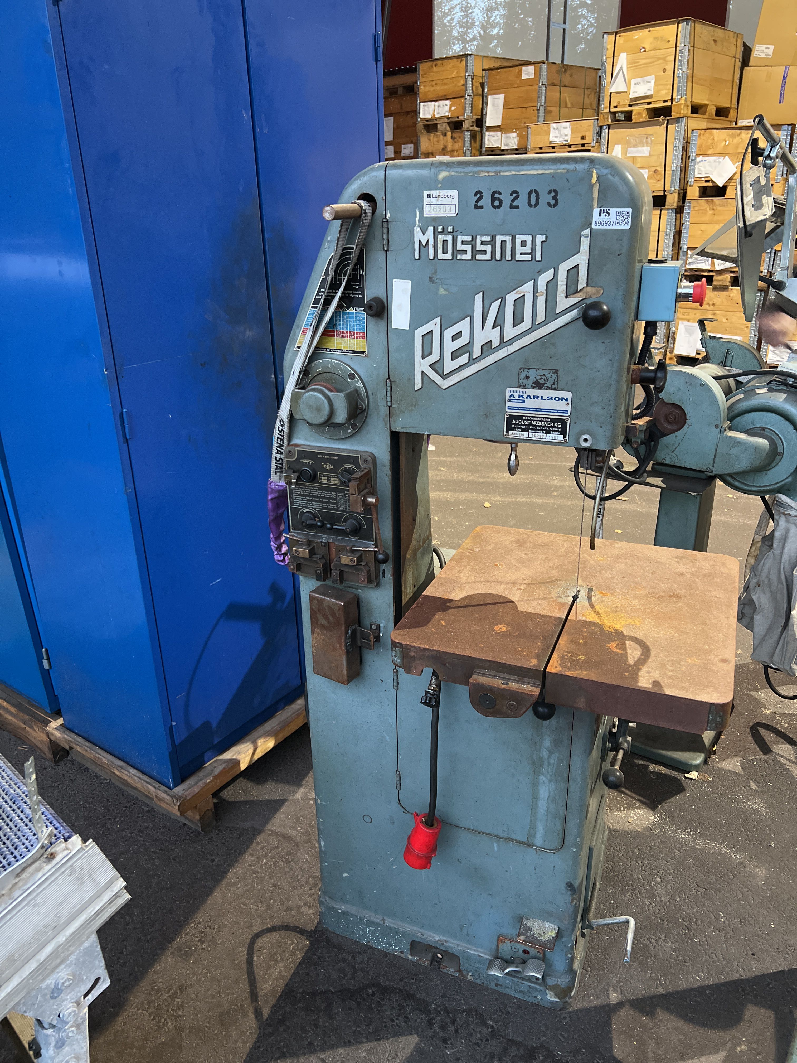 Bandsaw Mössner Rekord SM/320 - PS Auction - We value the future ...