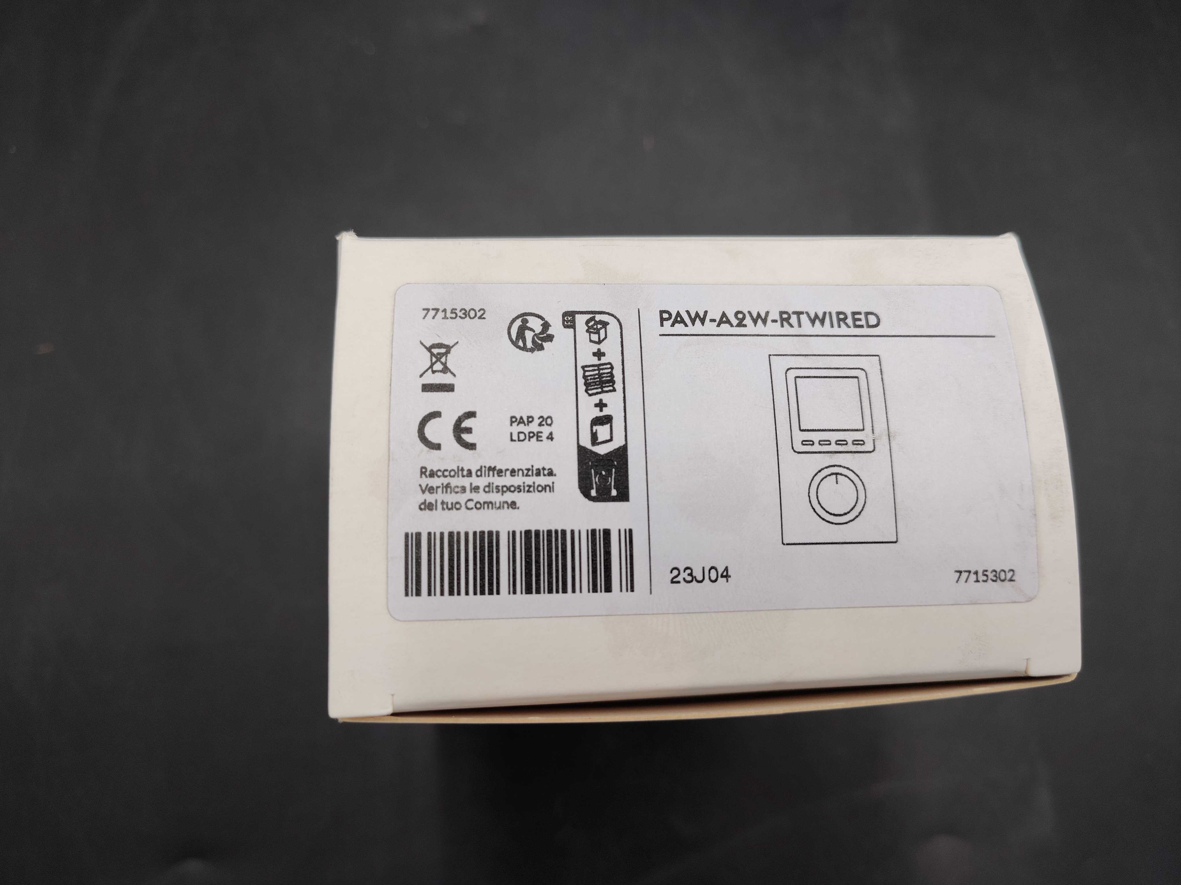 Thermostat – Panasonic, PAW-A2W-RTWIRED, wired with weekly timer - PS ...
