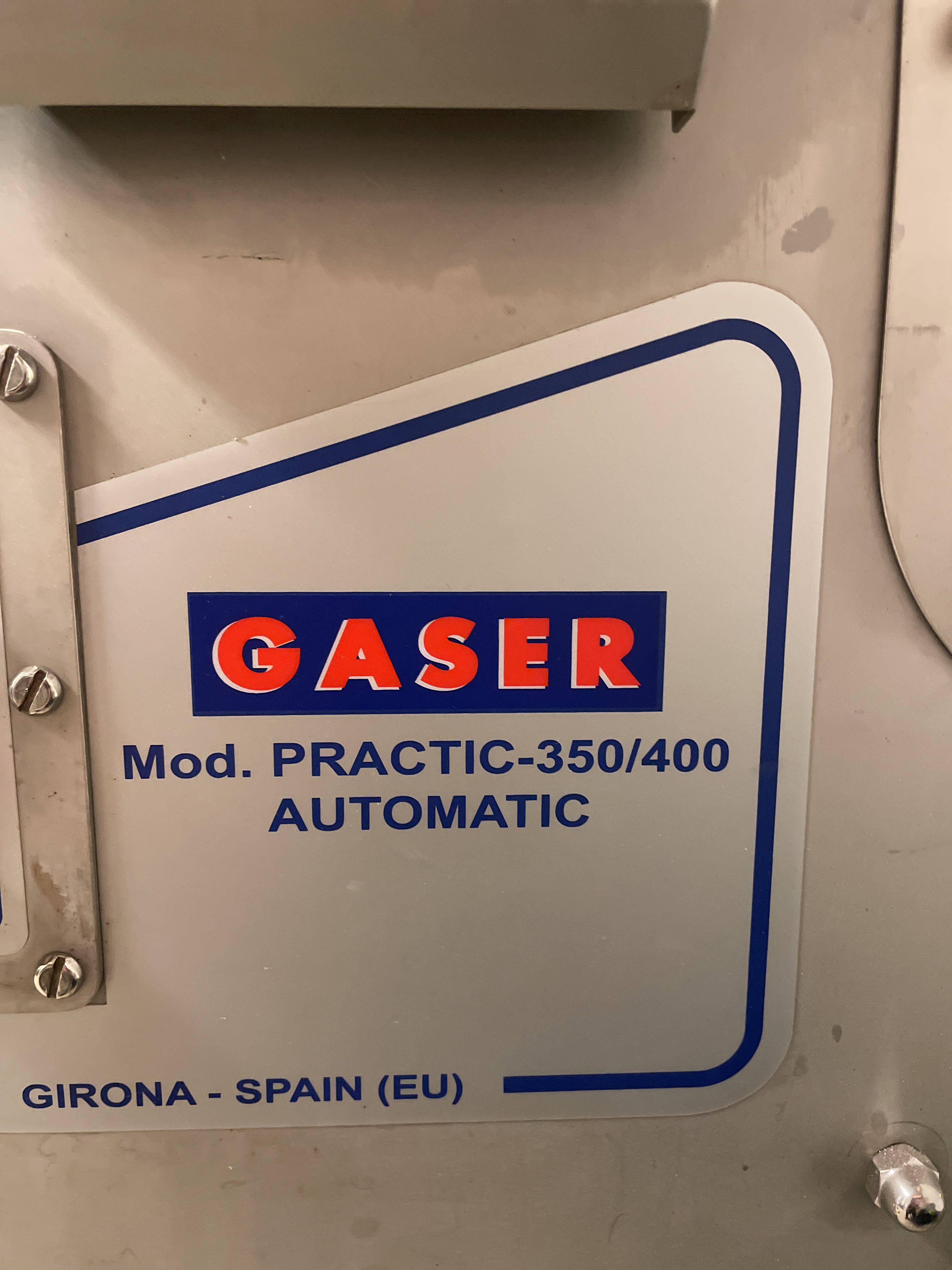 Panning machine Gaser practic-350/400 - PS Auction - We value the ...