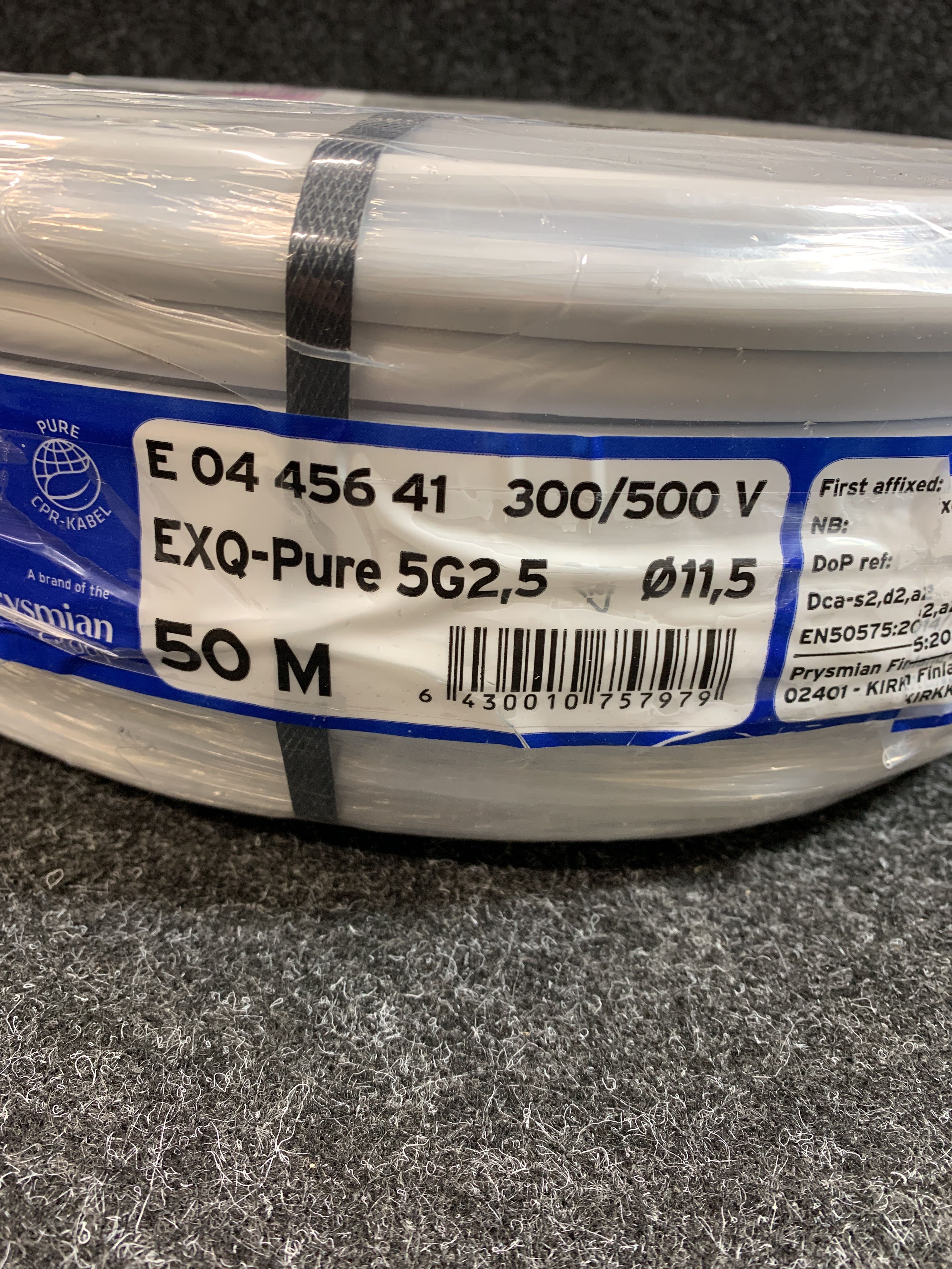 Electric cable Draka EXQ-Pure 5G2,5, 50m - PS Auction - We value the ...