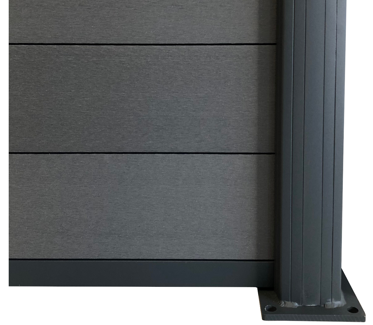 Plank/insynsskydd i träkomposit grå -5,4m (För ingjutning) - Auktioner ...