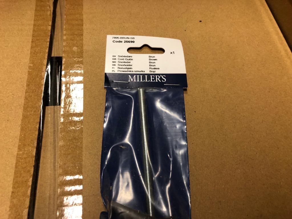 50 cord guides black plastic - Shipping included - PS Auction - We ...