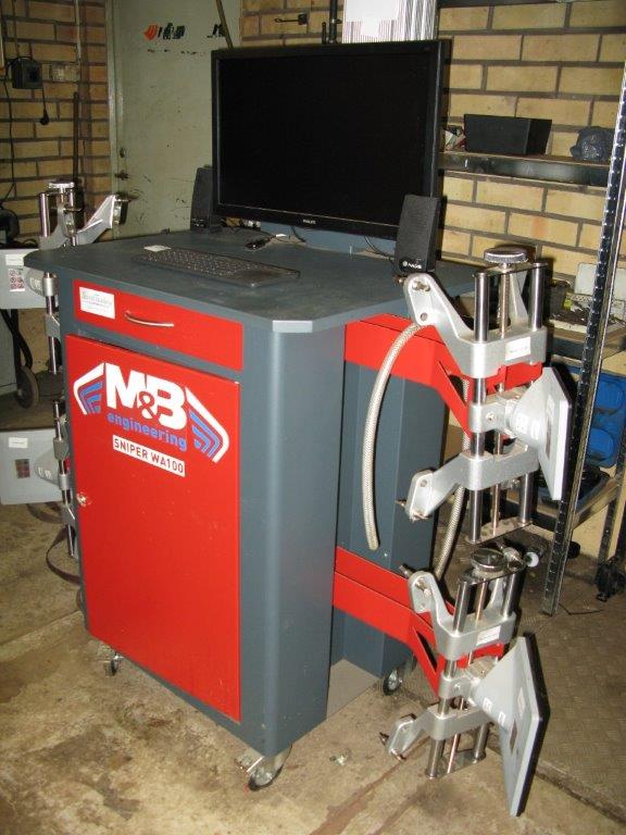 The wheel alignment mask 3D Wheel Aligner Sniper WA 100 - PS Auction ...