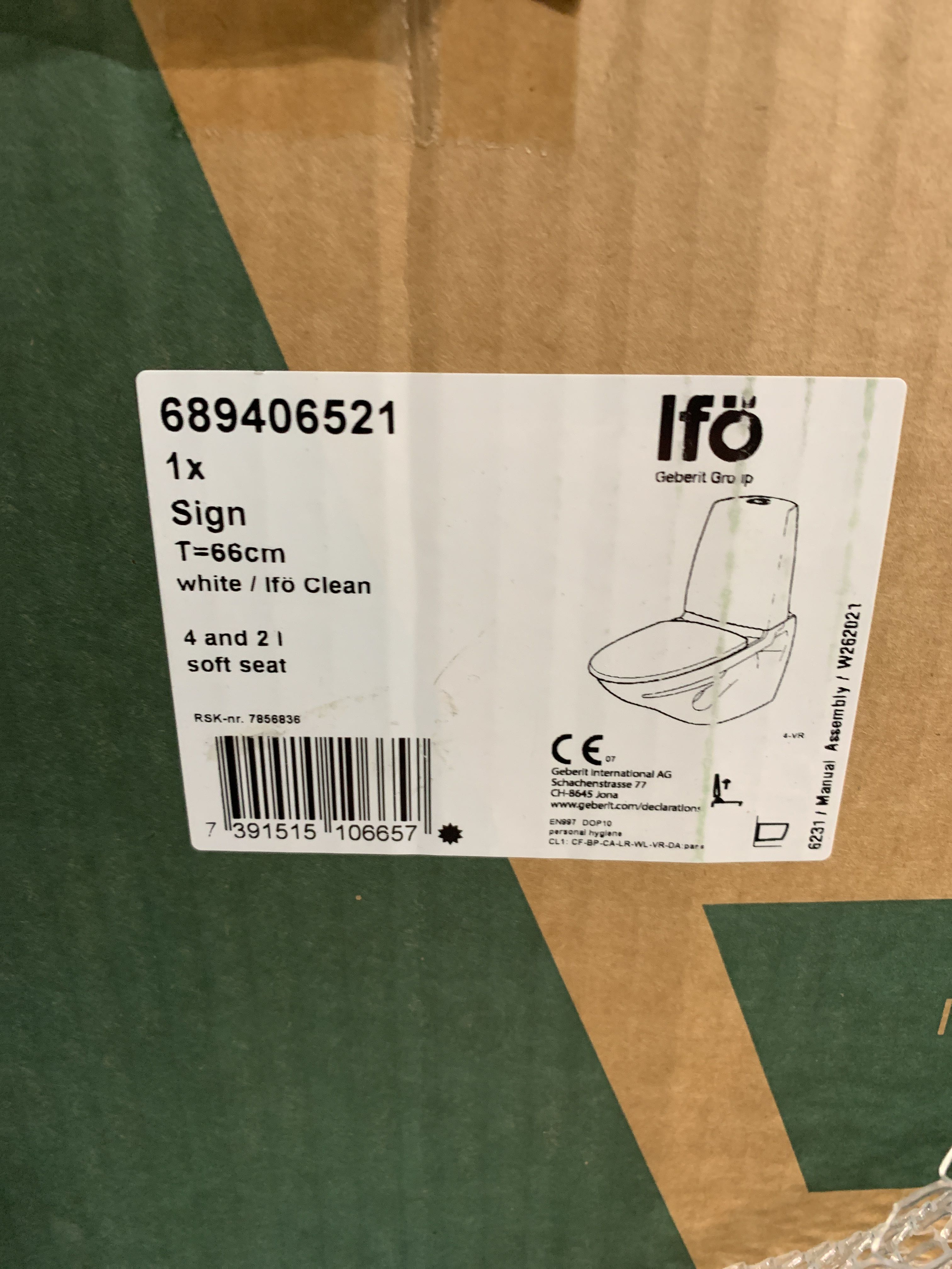 WC-stol Sign Ifö 6894 - Auktioner online - Nätauktioner ...