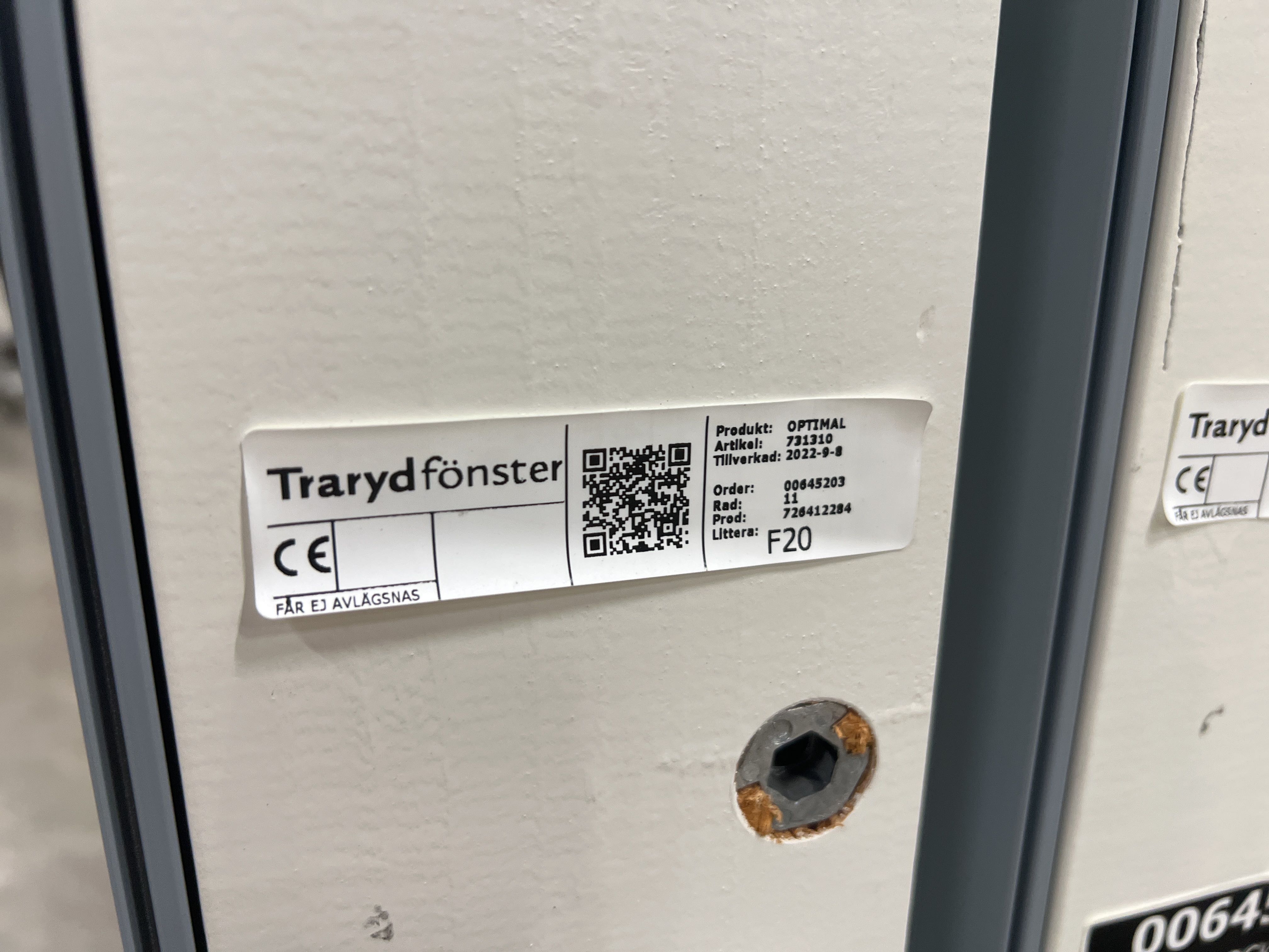 4 st vridfönster Optimal Vrid F1 Trarydfönster 10-15 - Auktioner online ...