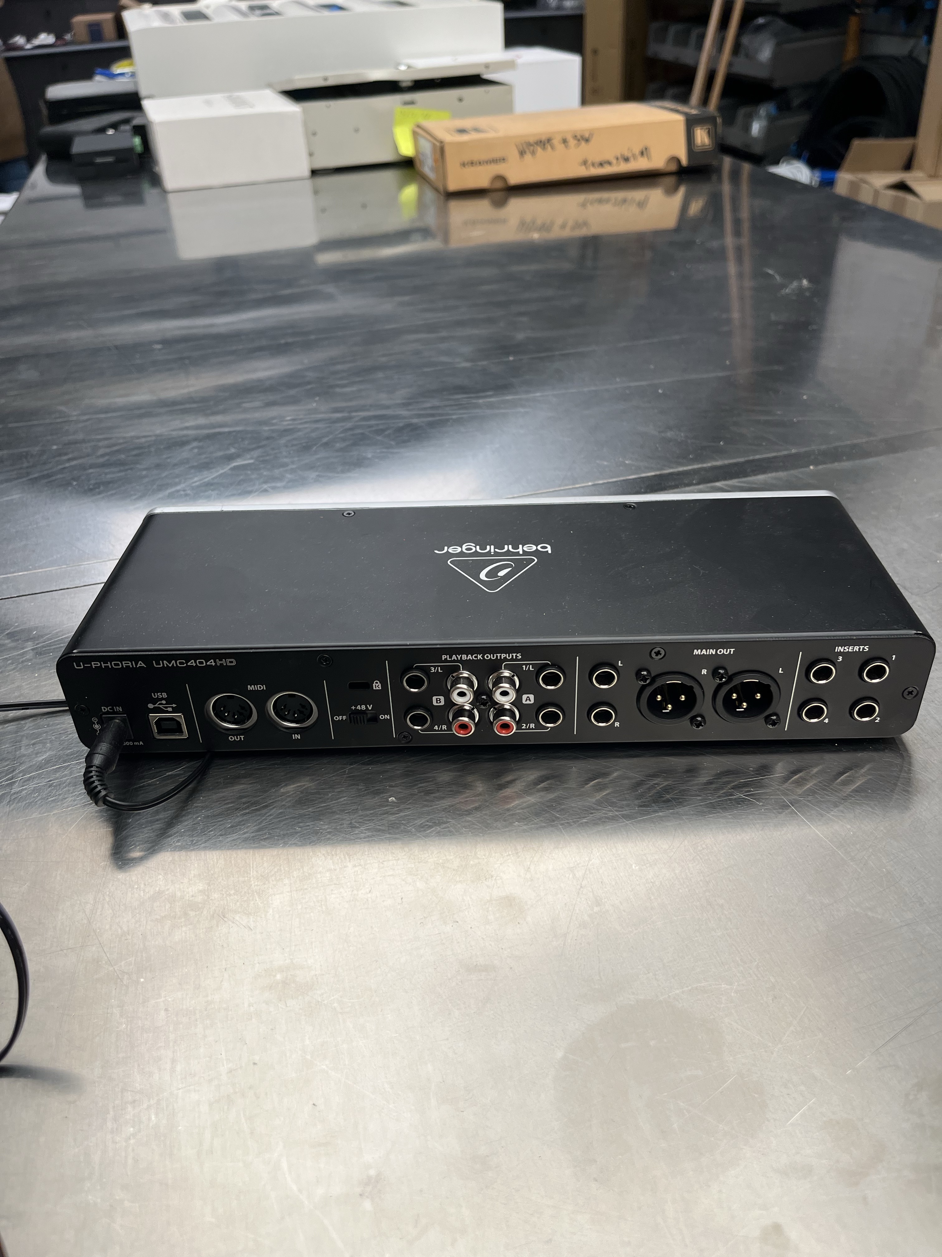 Sound card - Behringer U-Phoria UMC404HD - PS Auction - We value the ...