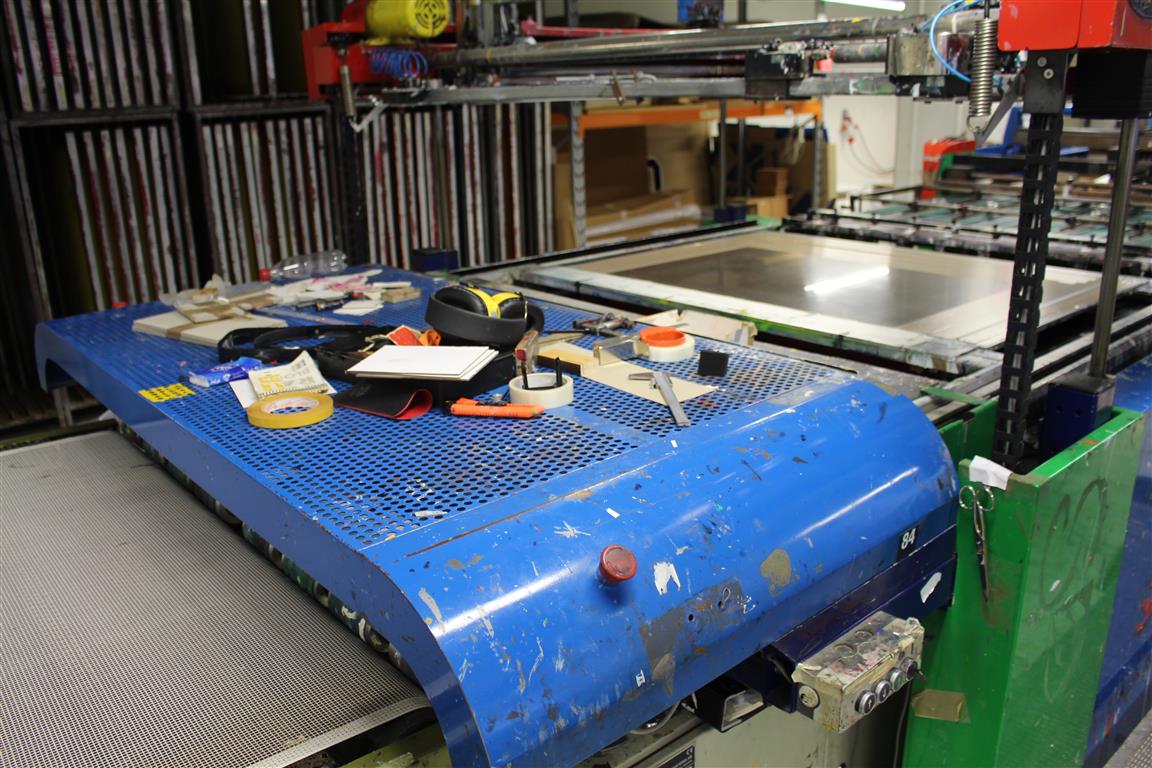 Screen printing line # 1 Svecia Printmaster MK2 - PS Auction - We value ...
