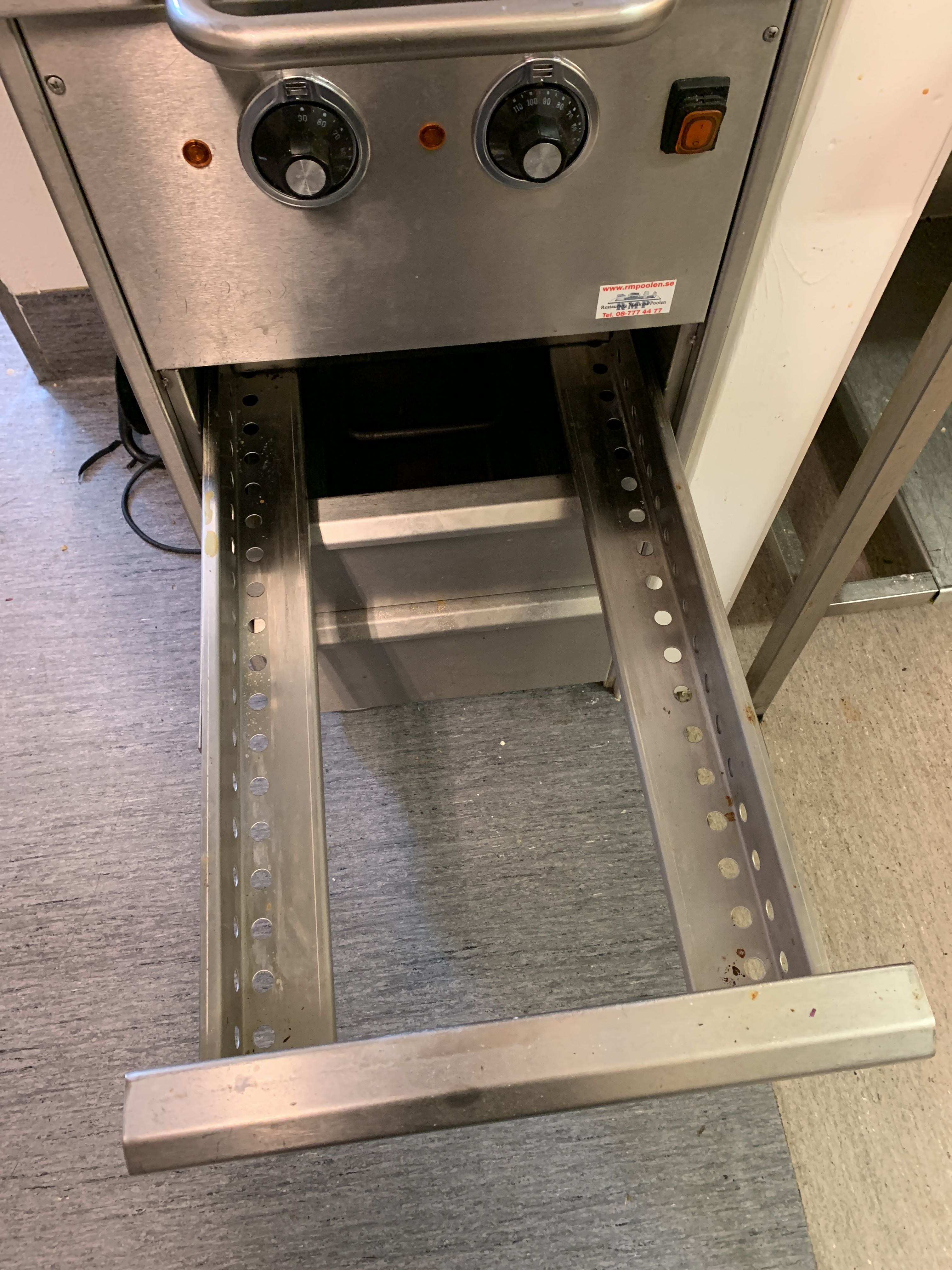 Heating trolley with water bath and three drawers Gastroteknik D1310 ...