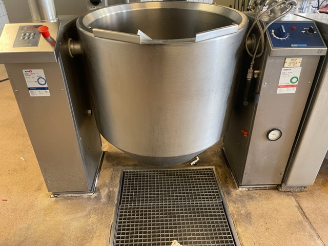 Steam kettle cooking pot Jöni Foodline 250L with stirrer - PS Auction ...