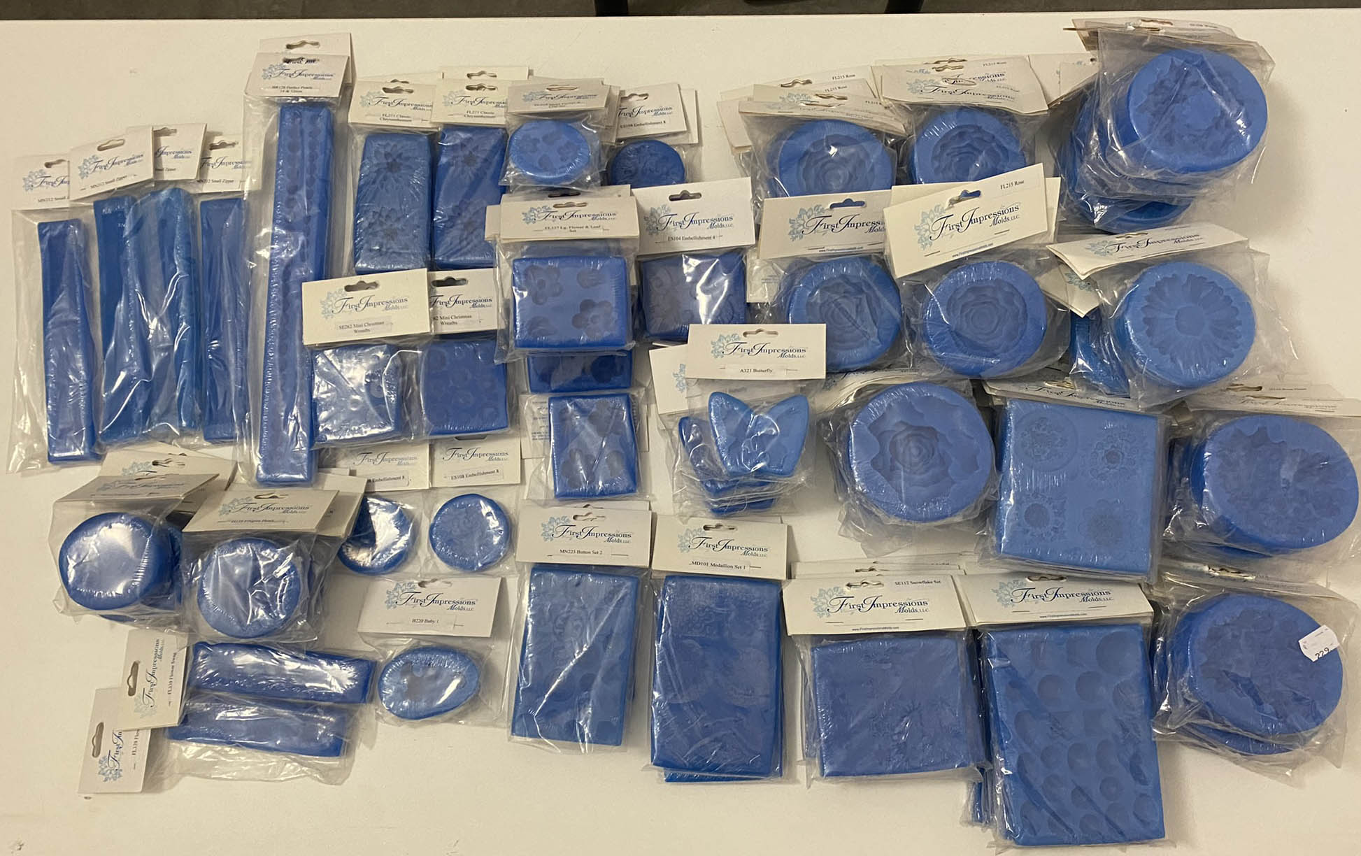 (NOT FOR SALE) Silicone molds from First Impression, several different ...