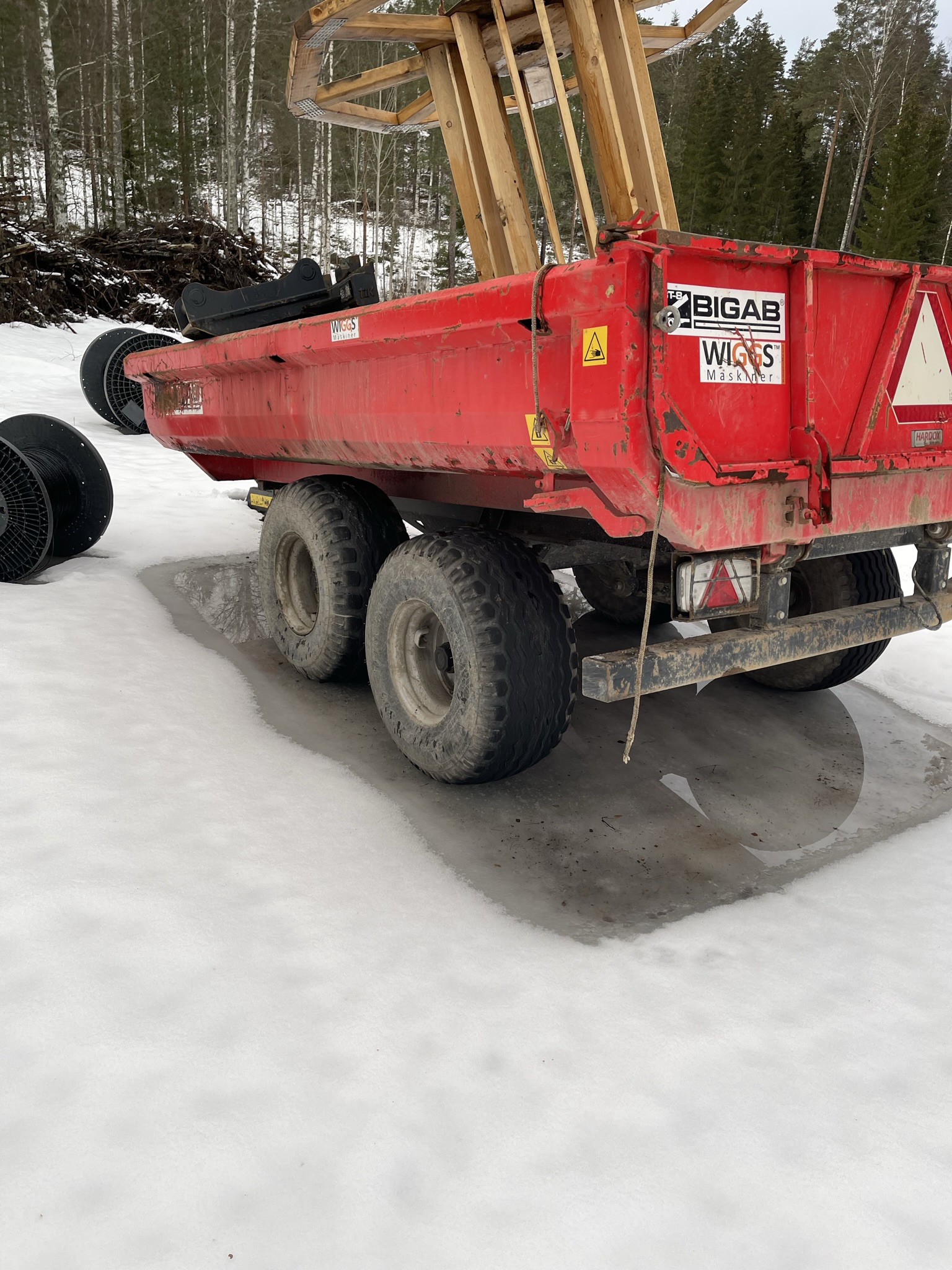 Bigab BT-8 tipper trailer / tractor trailer. - PS Auction - We value ...